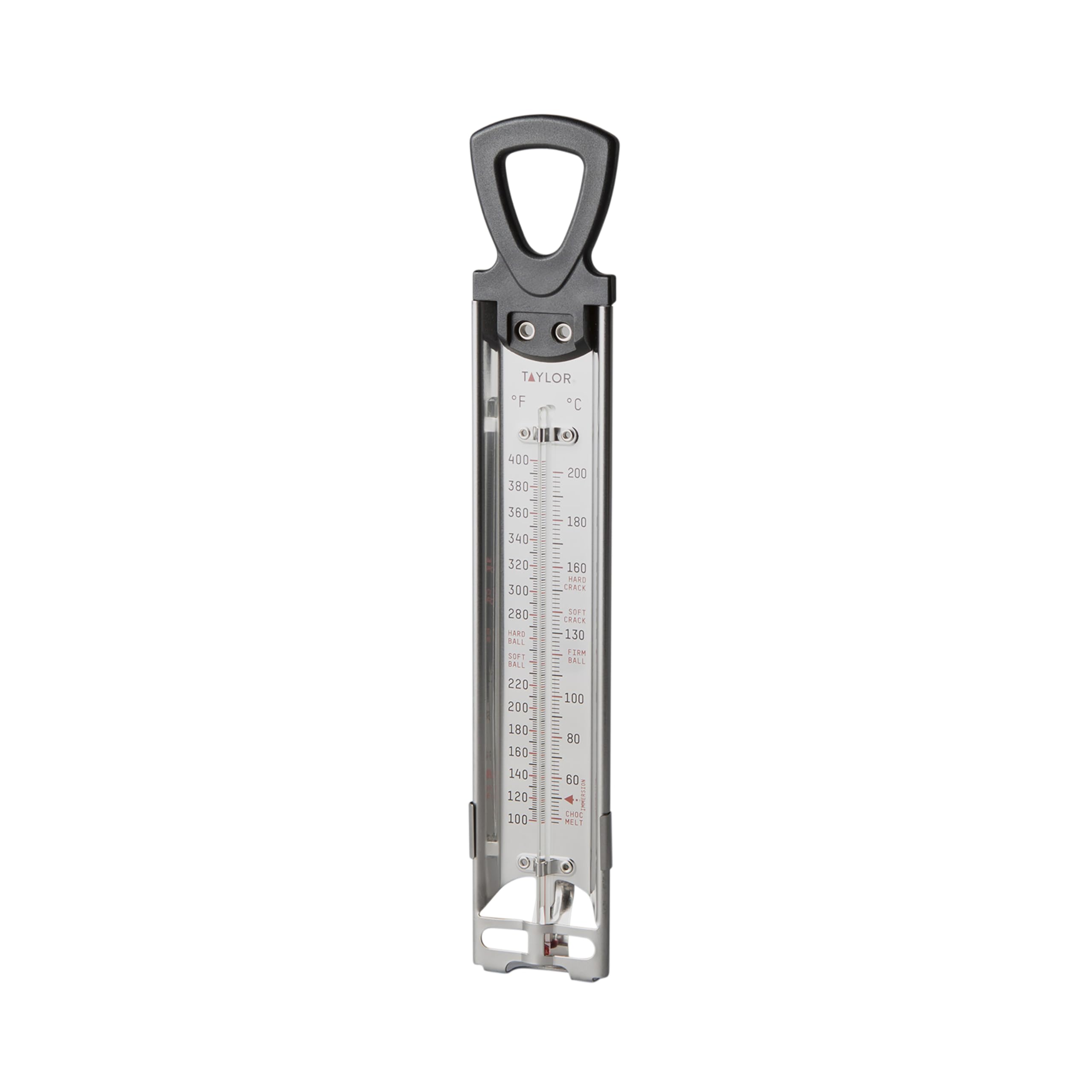 Taylor Precision Products Stainless Steel Candy Deep Fry Food Cooking Kitchen Thermometer, 12 Inches
