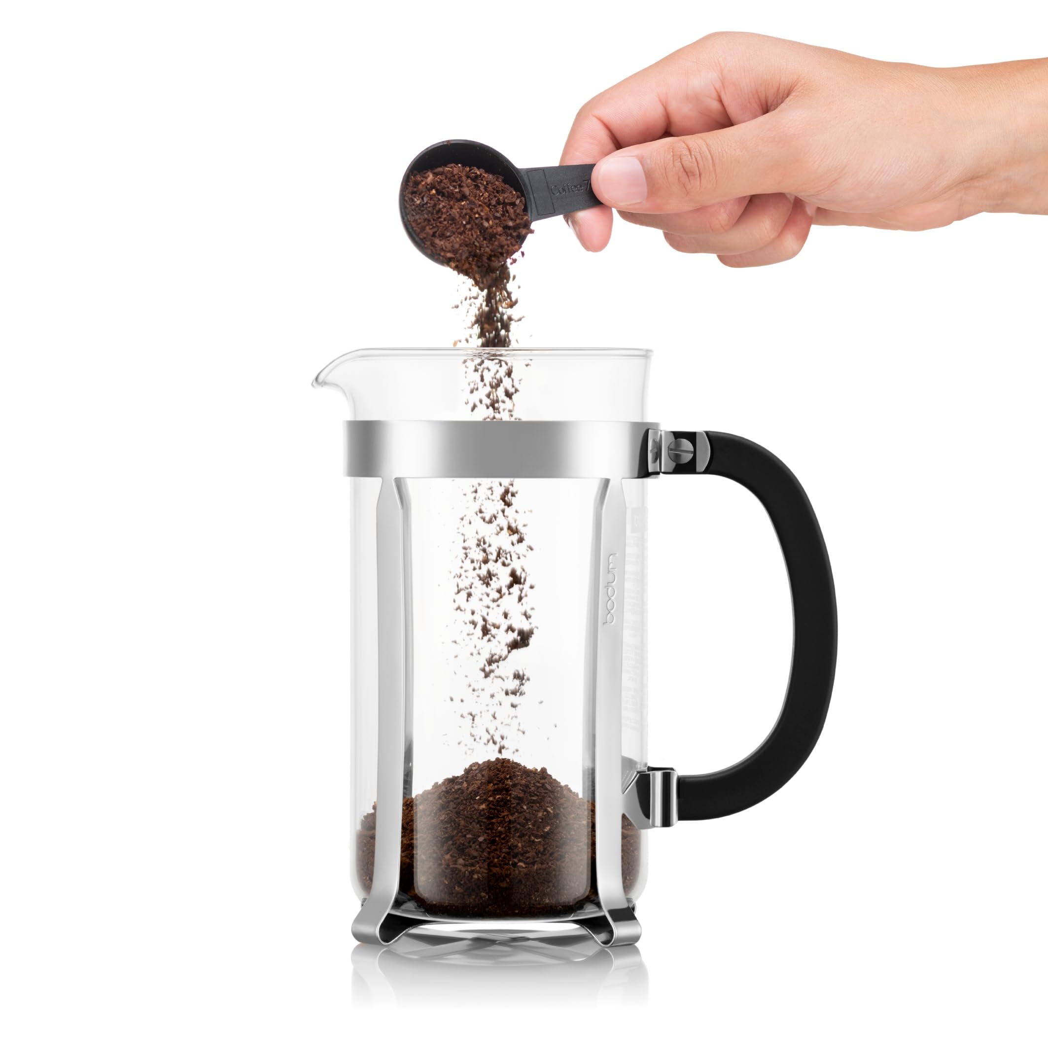 Bodum 1928-16US4 Chambord French Press Coffee Maker, 1 Liter, 34 Ounce, Chrome