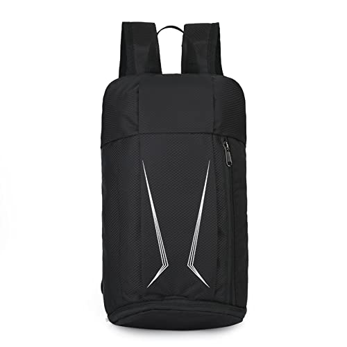 Small Hiking Backpack, 15L Lightweight Travel Backpack Packable Backpack Daypack for Women Men (Black)