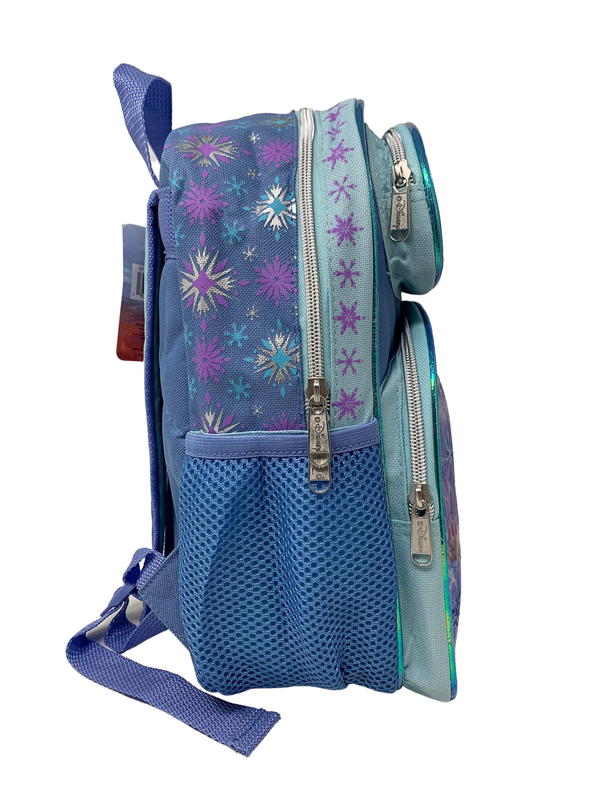 KBNL Disney Frozen 2 Elsa & Horse 12" Toddler Backpack, Blue, Small