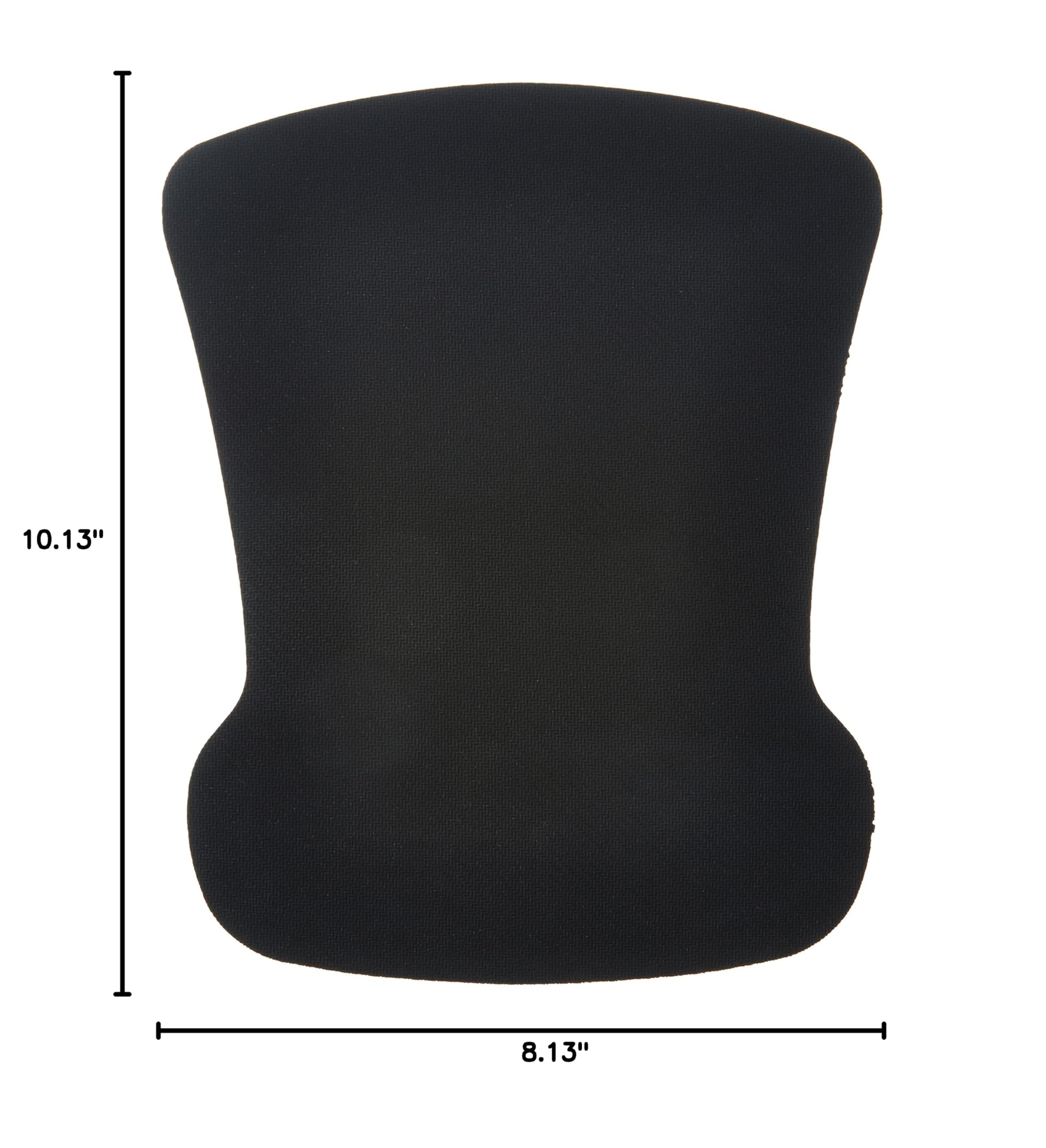 Amazon Basics Gel Computer Mouse Pad with Wrist Support Rest - Black