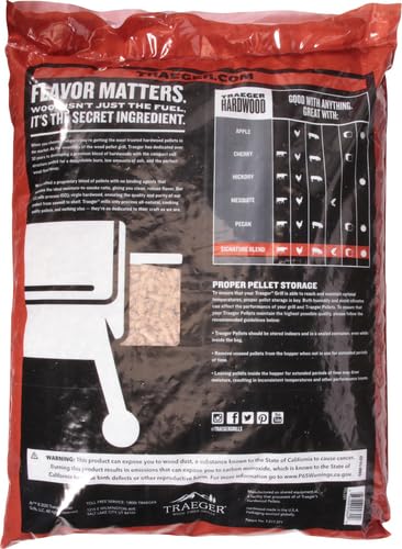 Traeger Grills Signature Blend 100% All-Natural Wood Pellets for Smokers and Pellet Grills, BBQ, Bake, Roast, and Grill, 20 lb. Bag