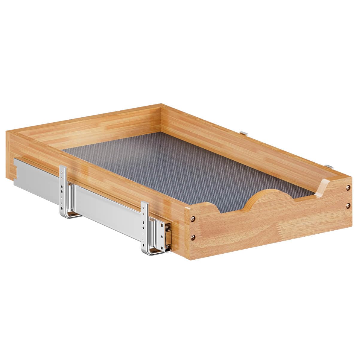 OCG Pull Out Drawers for Cabinets 11" W x 21" D, Slide Out Wood Drawer Shelf, Pull Out Shelves for Base Cabinet Organization in Kitchen, Pantry, Bathroom