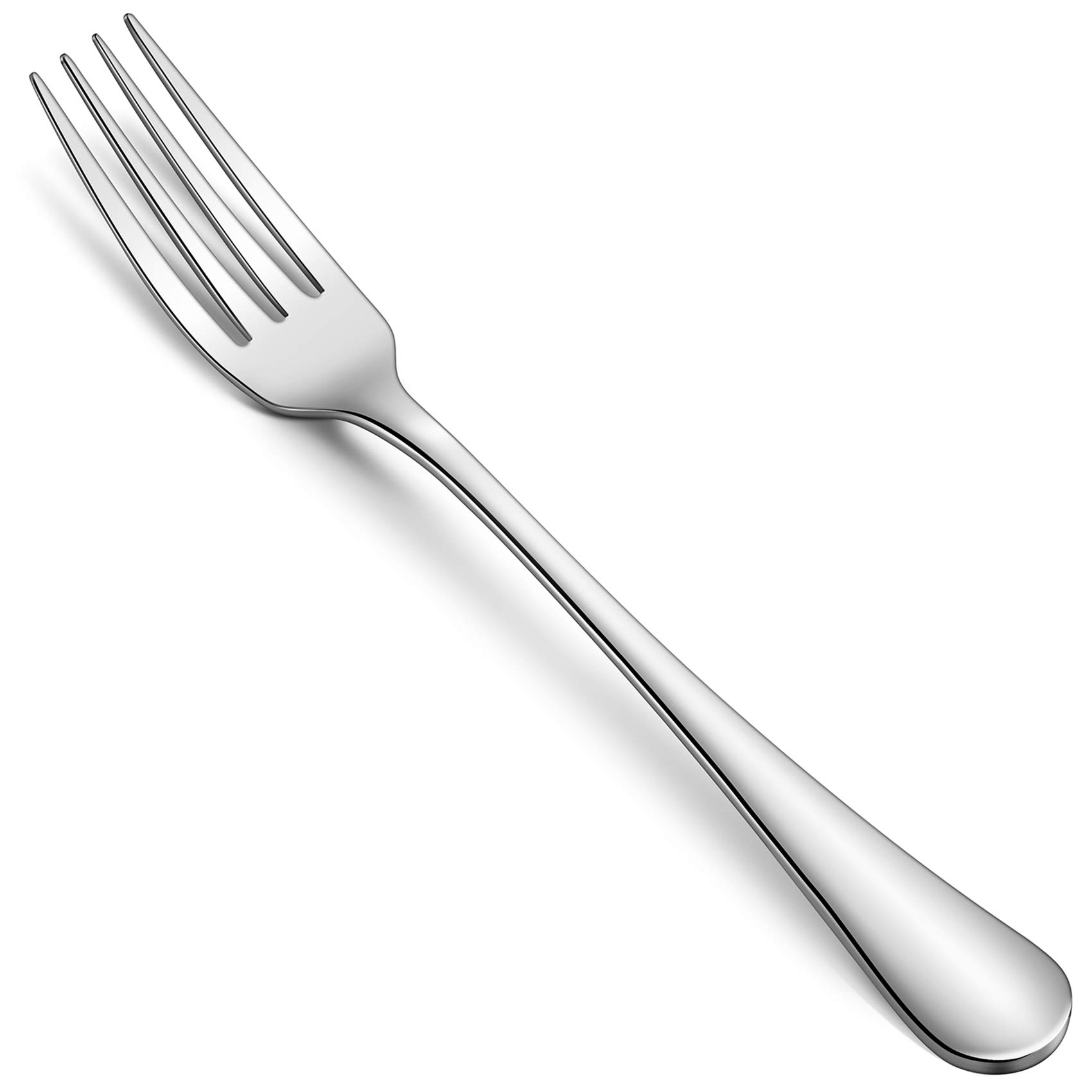 Hiware 12-Piece Dinner Forks Set, Food-Grade 18/8 Stainless Steel Forks Silverware, Mirror Polished, Dishwasher Safe - 8 Inch