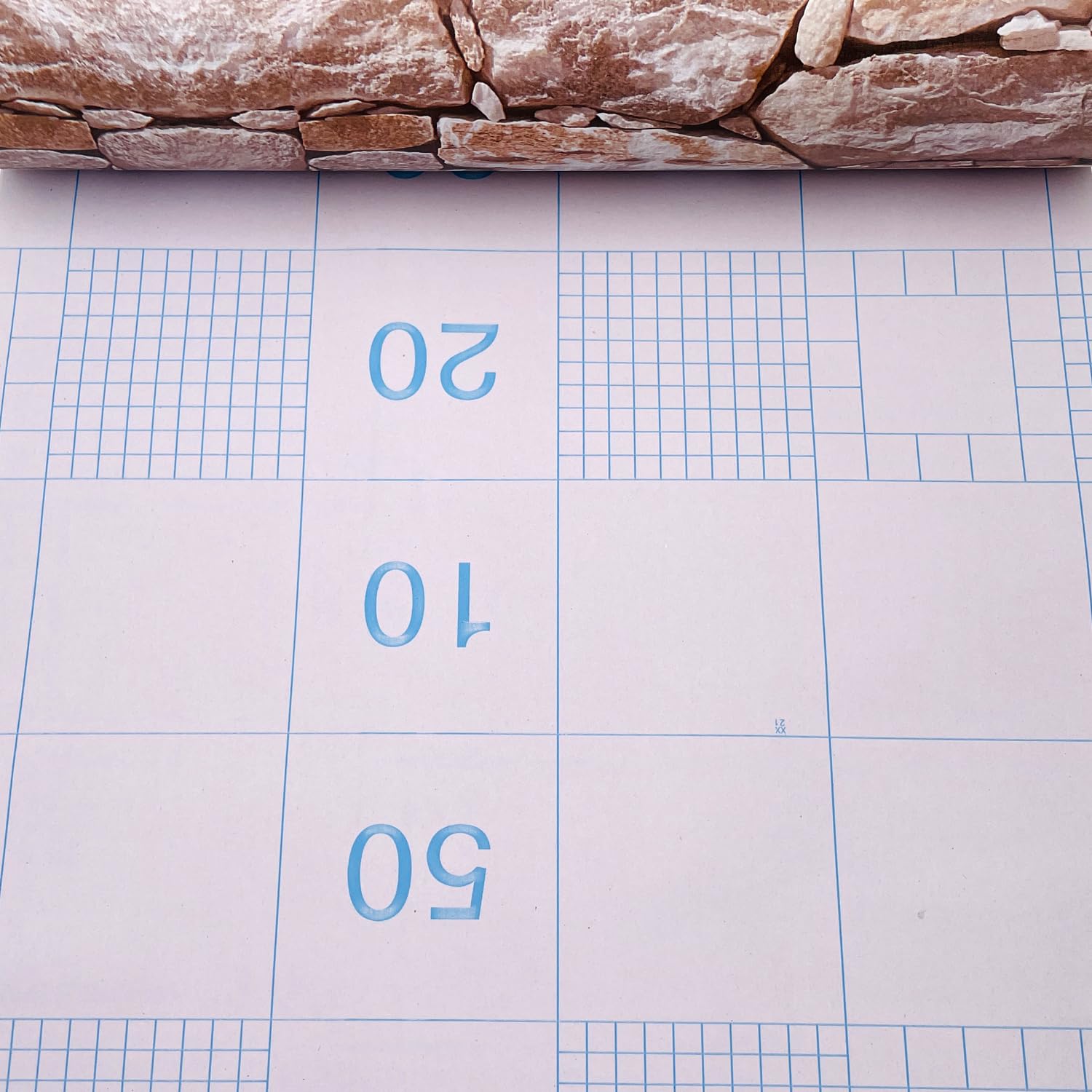SimpleLife4U Self-Adhesive Shelf Liner Removable Contact Paper Refurbish Apartment Dorm Shop Ugly Wall, Modern Bricks, 17.7 Inch By 9.8 Feet