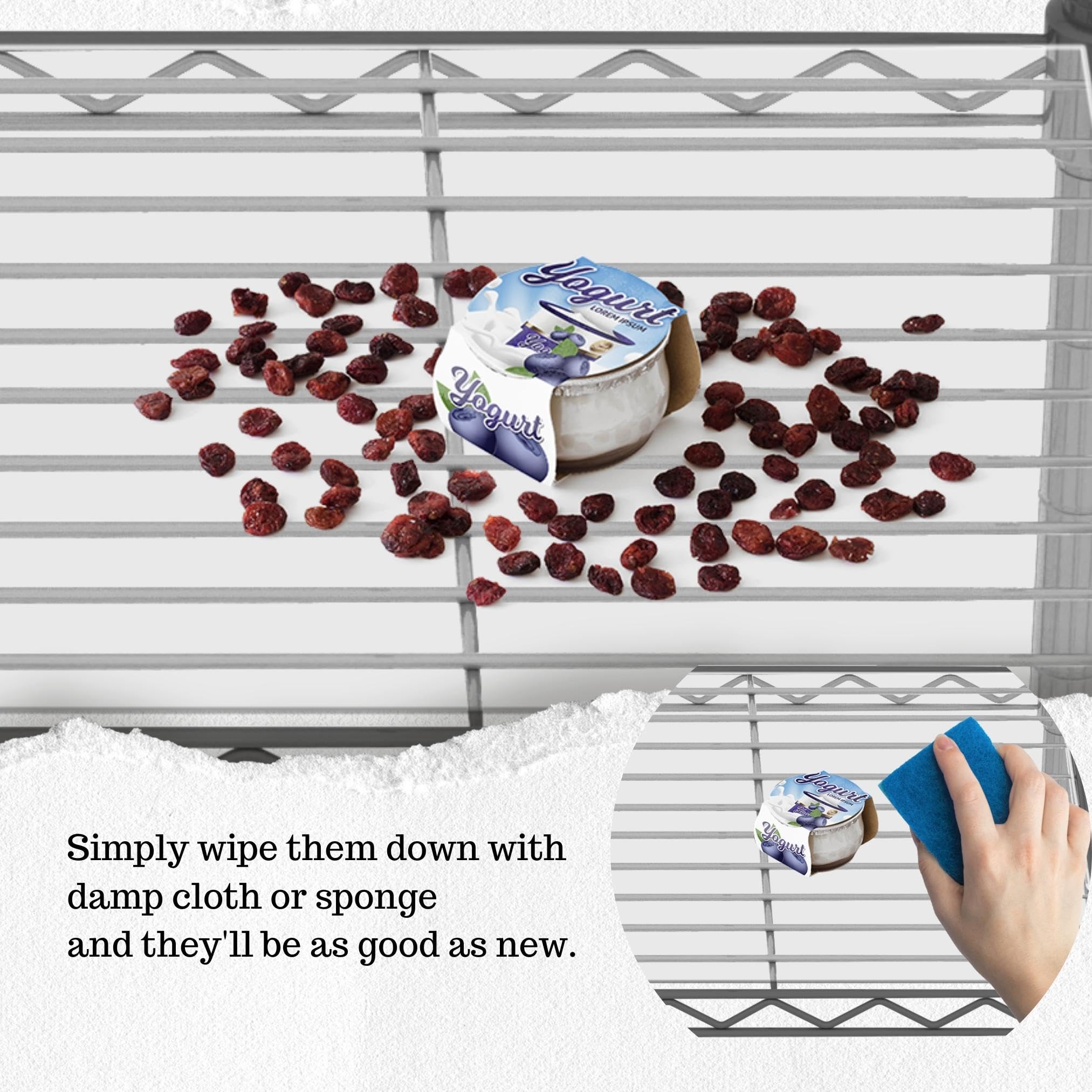 5 Pack of Wire Shelf Liners for Kitchen Closet Cabinet Shelves Fits 14" x 36", Transparent Clear Matte Finish Durable Waterproof Non-Adhesive and Unrolled Flat Shelf Liners