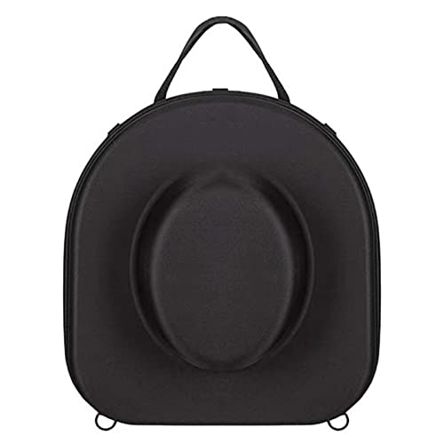 Levine Hats Travel Hat Case Crush Proof Hard Carrier for Fedora Carry-On Storage with Backpack Carrying Straps (One Size)