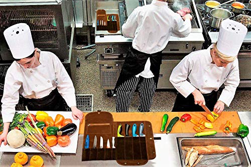 MiM Houston Chef's Knife Roll Chef Knife Bag Knife Bag Backpack (Cross Body) Knife Bag for Chefs Unique Gift For Him Limited Edition