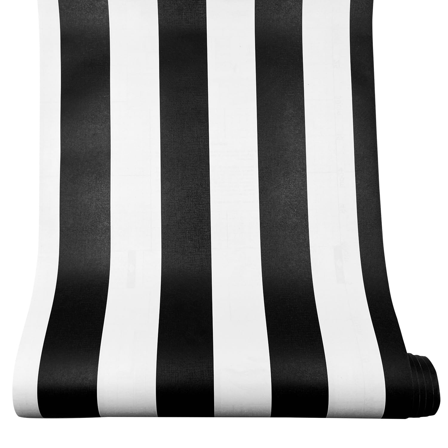 SimpleLife4U Black and White Stripe Self-Adhesive Shelf Liner Contact Paper 17.7 Inch By 9.8 Feet
