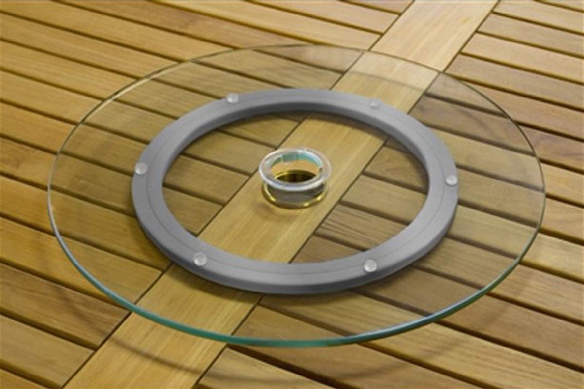 BlueNatHxRPR 8 Inch/200mm Lazy Susan Base Only Lazy Susan Bearing Only Rotating Turntable Bearing Round Table Swivel Base for Glass Granite or Wood Kitchen Ding Table
