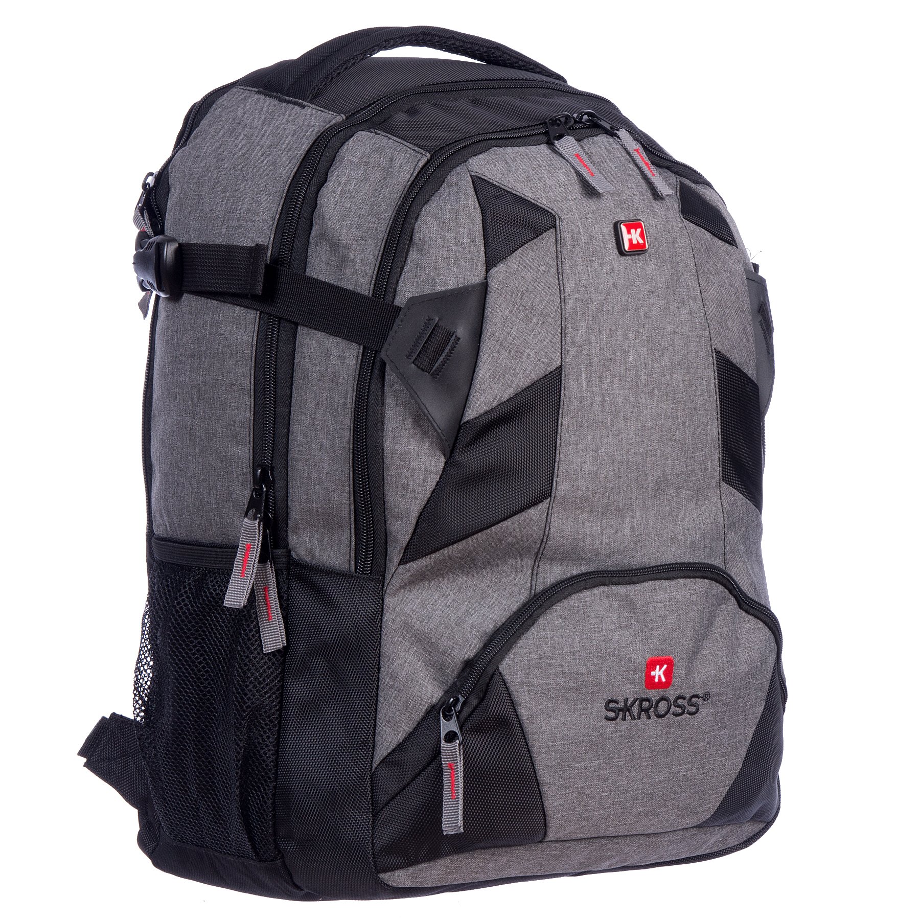 New Black Computer Backpack / Laptop Organizer S-Kross By Swiss Travel Products