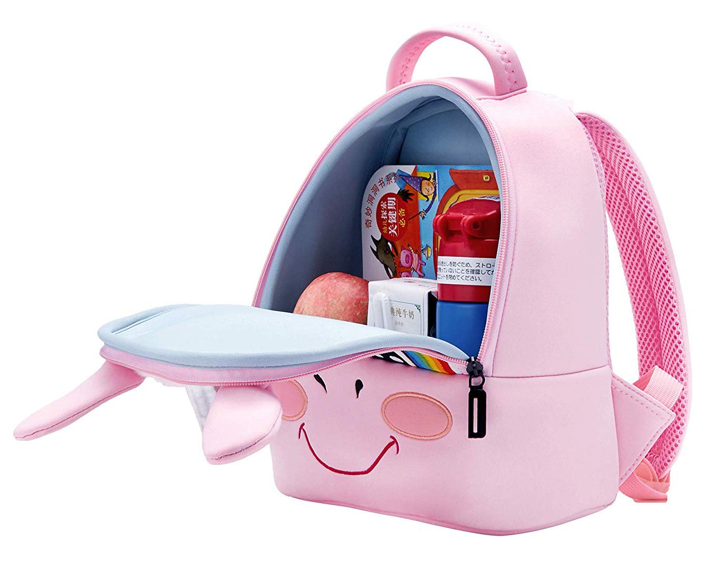 Suerico Baby Backpack Toddler Backpack Preschool Bookbag for Kids Girl Boy(Pink Unicorn)