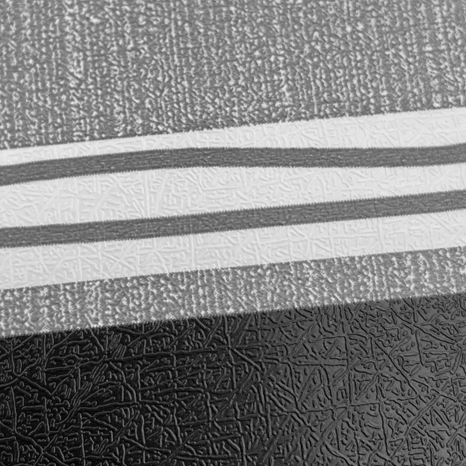 Yifely Black White Striped Furniture Paper Self-Adhesive Shelf Liner Countertop Sticker 17x118 Inches
