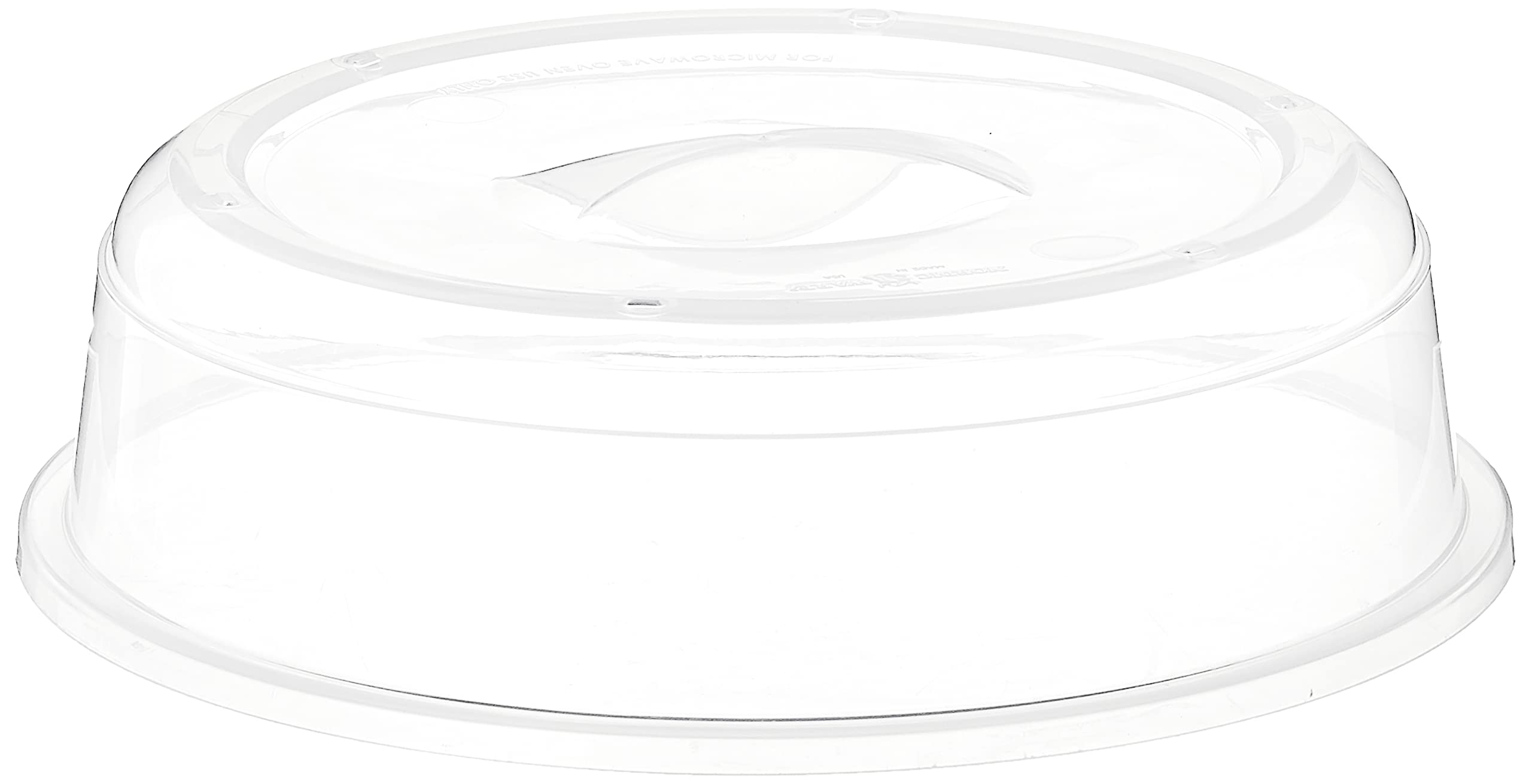 Nordic Ware Splatter Microwave Cover, 10-Inch (Pack of 2), Clear
