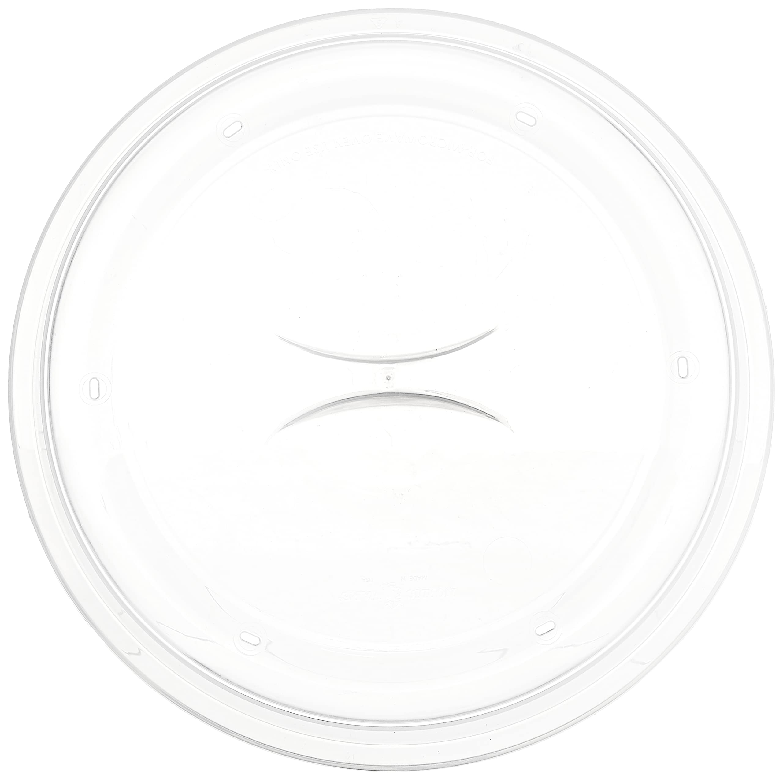 Nordic Ware Splatter Microwave Cover, 10-Inch (Pack of 2), Clear