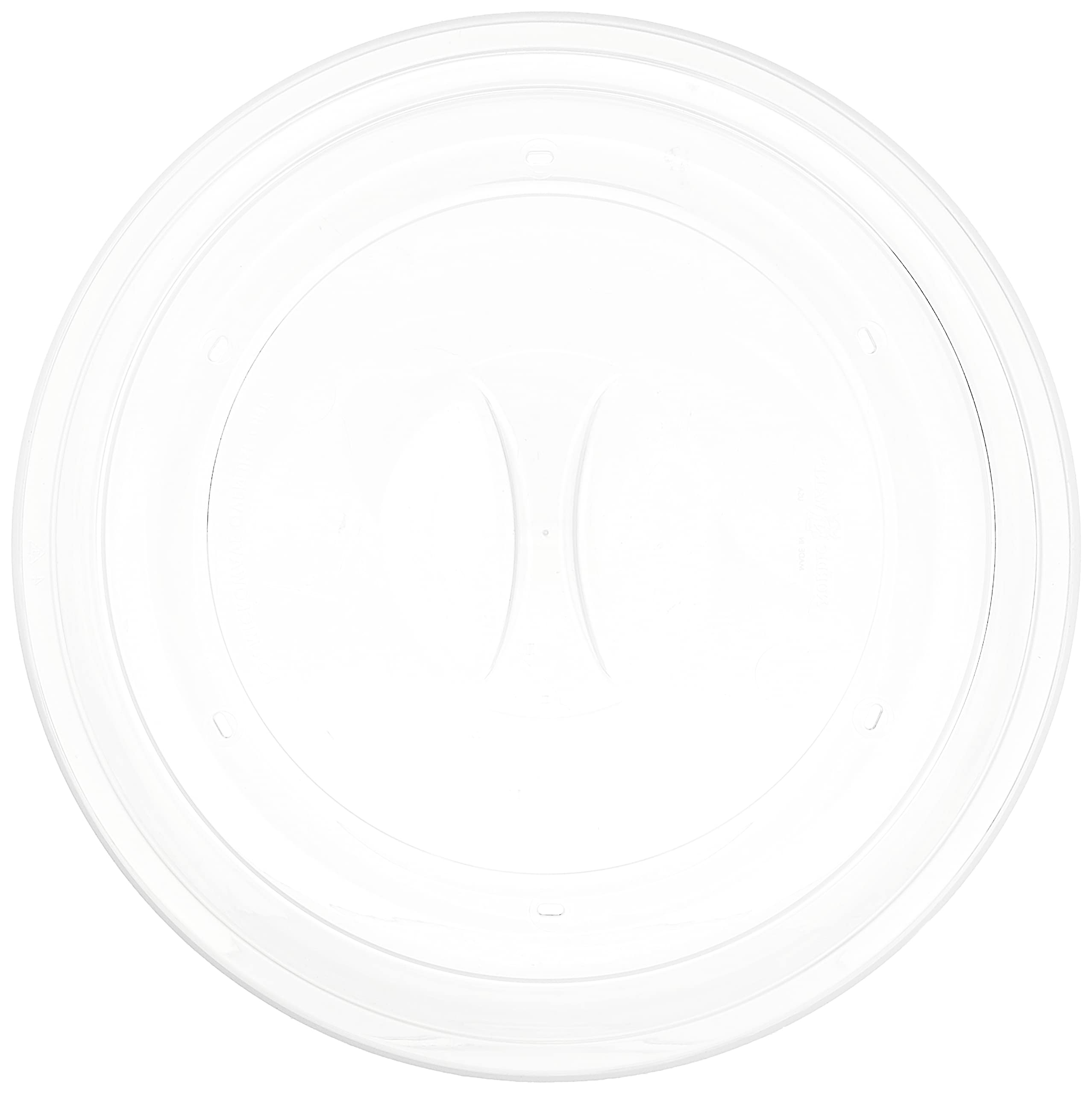 Nordic Ware Splatter Microwave Cover, 10-Inch (Pack of 2), Clear