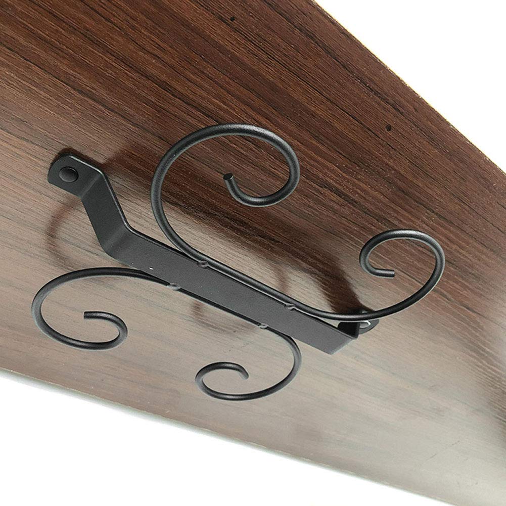 YINUODAY Wine Glass Rack Under Cabinet, Metal Stemware Glass Holder Hanger Glasses Storage Hanger Organizer for Bar Kitchen Storage Decor
