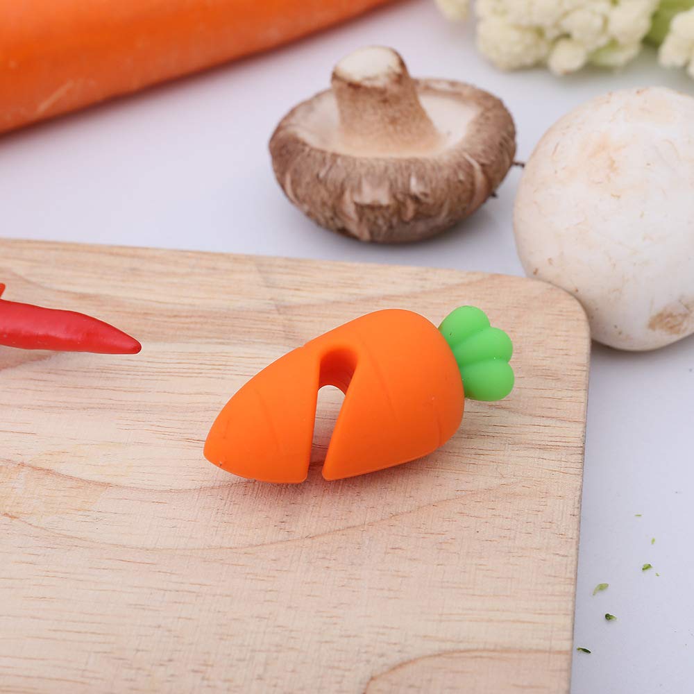 MinLia 3PCS Carrot Pepper Chicken Leg Pot Cover Anti-Overflow Pot Cover Lifter Kitchen Tools Spill-Proof Pot Lid Rack