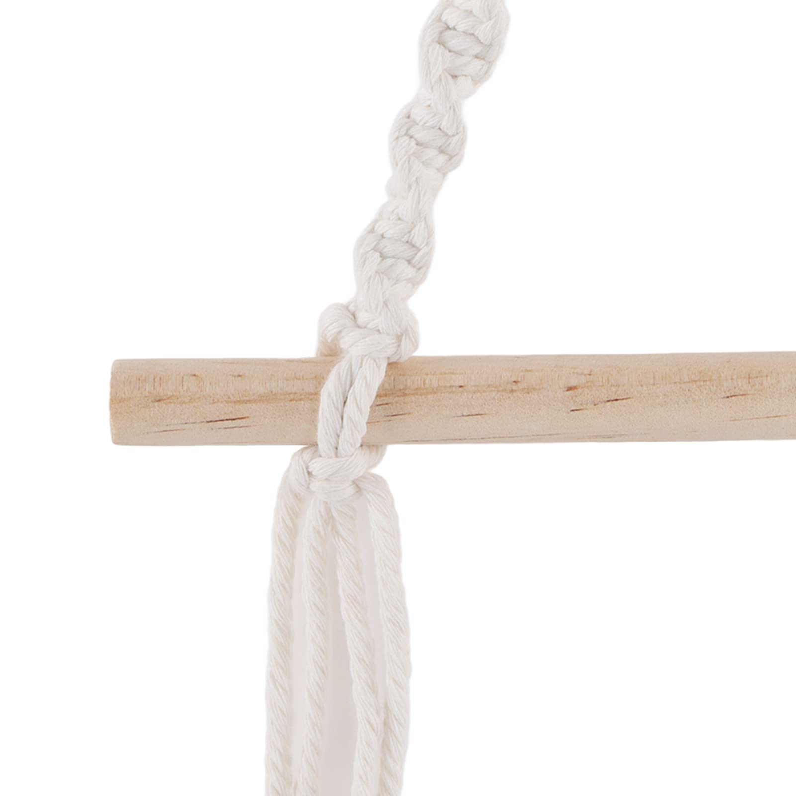 Handmade Paper Towel Holder,Boho Cotton Rope Macrame Toilet Paper Towel Rack,Paper Towel Hanging for Kitchen Bathroom