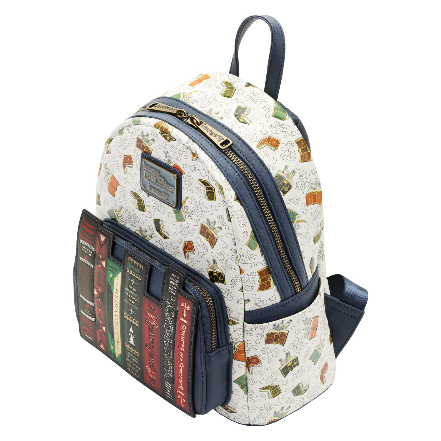 Loungefly Fantastic Beasts Magical Books Mini Backpack, Multi, small