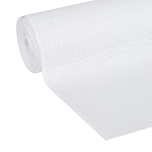 Duck Brand 530336 Smooth Top Easy Liner Non-Adhesive Shelf Liner, 12-Inch x 10-Feet, White