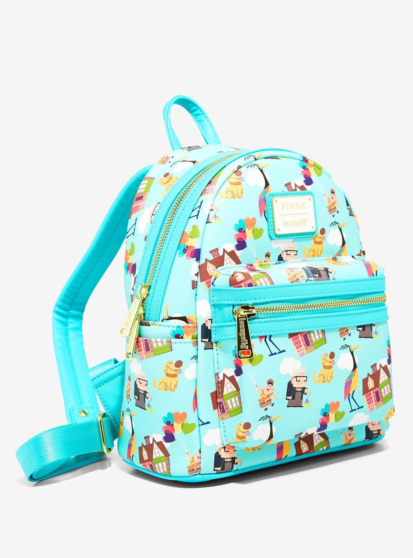 BoxLunch Loungefly Disney Pixar Up Characters Allover Print Mini Backpack Exclusive