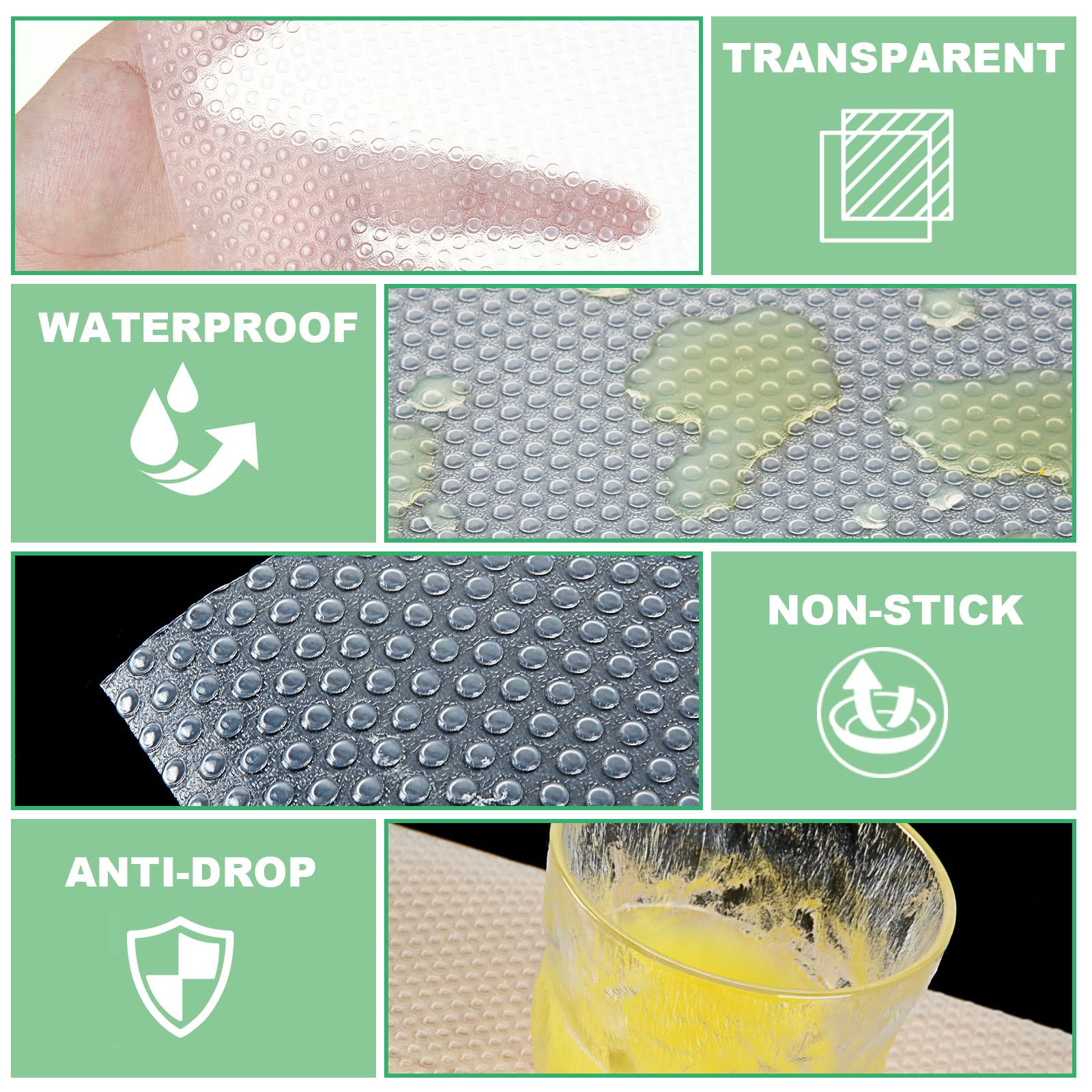8 Rolls Wire Shelves Liners 12x 59 Inch Thicken Wire Shelf Liner for Kitchen Cabinets Waterproof Non-Slip Refrigerator Mats for Metal Shelving Drawer Liner