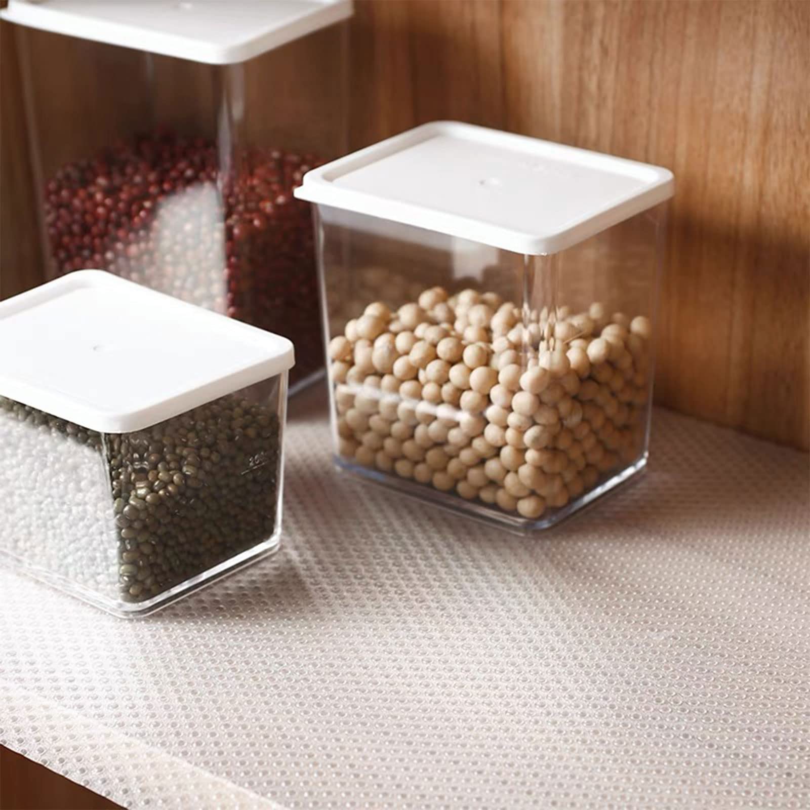 8 Rolls Wire Shelves Liners 12x 59 Inch Thicken Wire Shelf Liner for Kitchen Cabinets Waterproof Non-Slip Refrigerator Mats for Metal Shelving Drawer Liner