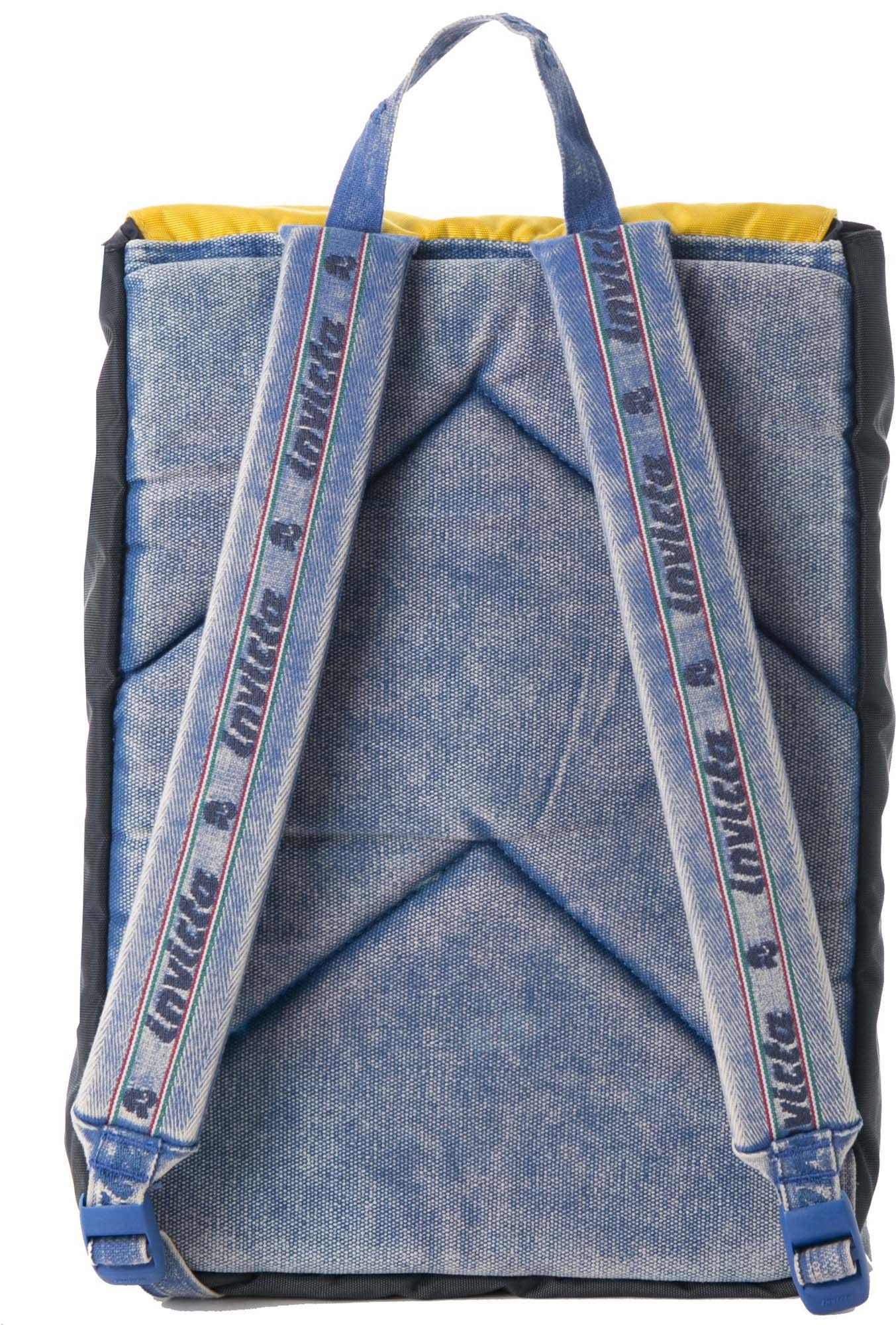 Invicta Jolly III Vintage Laptop Backpack (Mood Indigo/Lemonchrome)