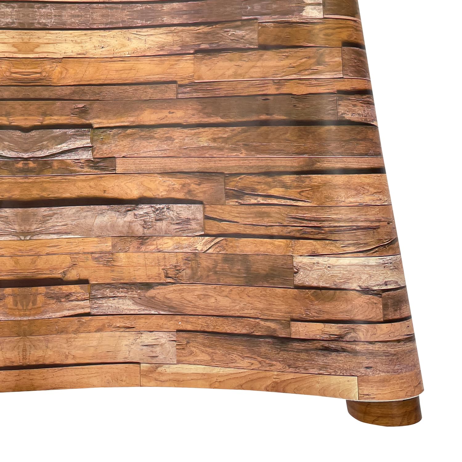 Yifely Self-Adhesive Shelf Liner Removable Tabletop Protect Paper for Covering Rent House Shelving Drawers, Rustic Wood Grain, 17.7 Inch by 9.8 Feet