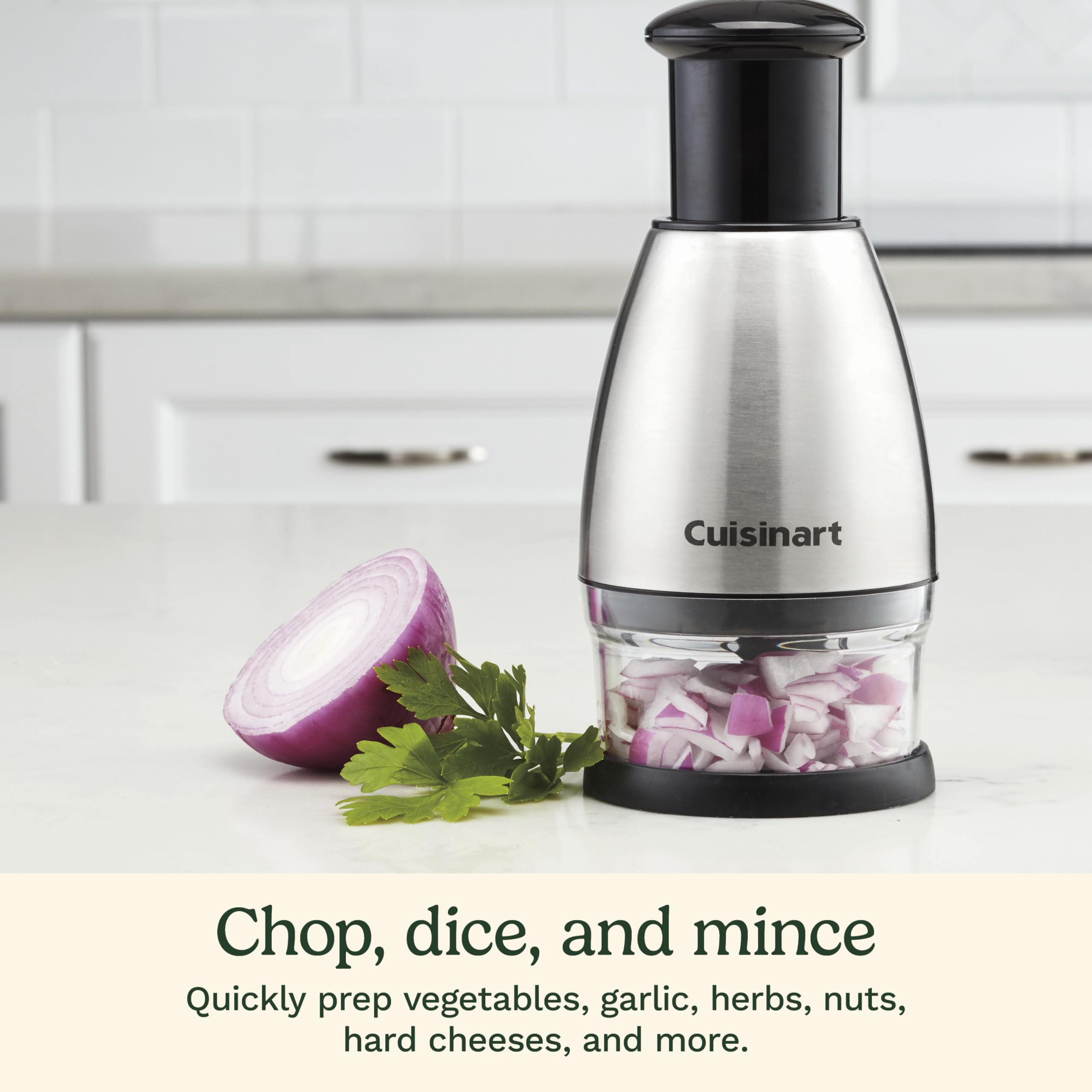 Cuisinart CTG-00-SCHP Chopper, 8.2" x 3.9" x 3.9", Stainless Steel/Black