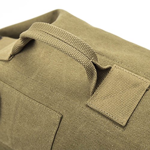 Elonglin Large Travel Backpack Waterproof Outdoor Sport Hiking Trekking Camping Military Backpack Khaki L
