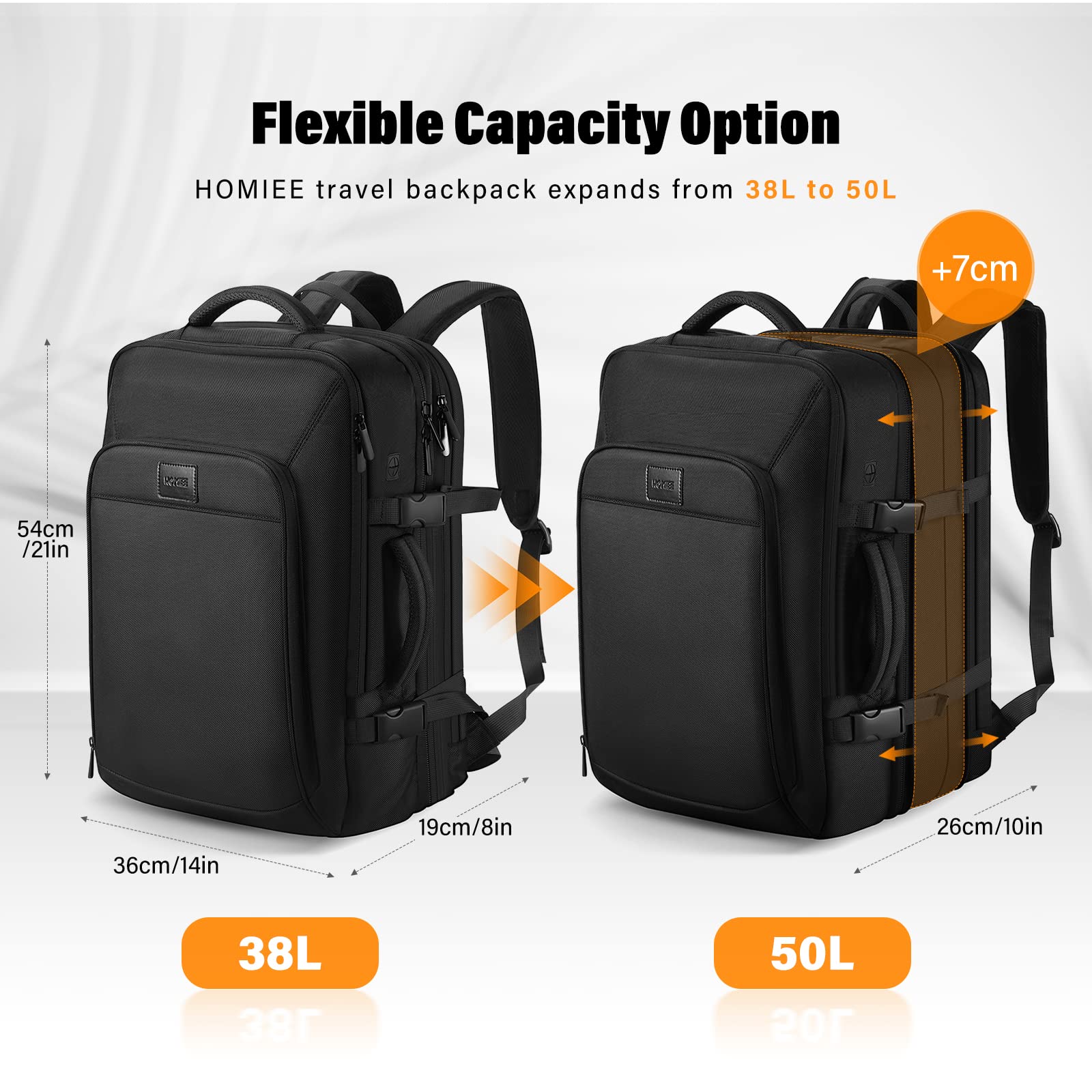 HOMIEE School Backpack Lightweight Travel Backpack Casual Daypacks Anti-theft Backpack Water Resistant Laptop Backpack Computer Bag for Boys Girls Men Women