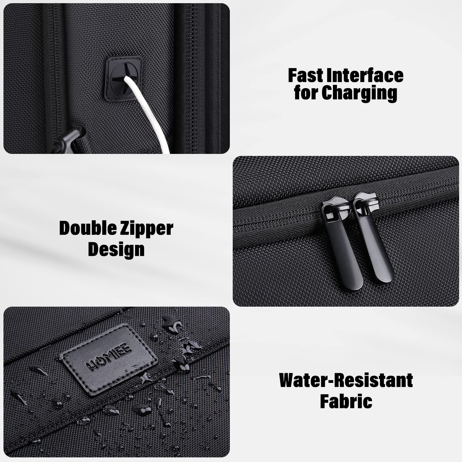 HOMIEE School Backpack Lightweight Travel Backpack Casual Daypacks Anti-theft Backpack Water Resistant Laptop Backpack Computer Bag for Boys Girls Men Women