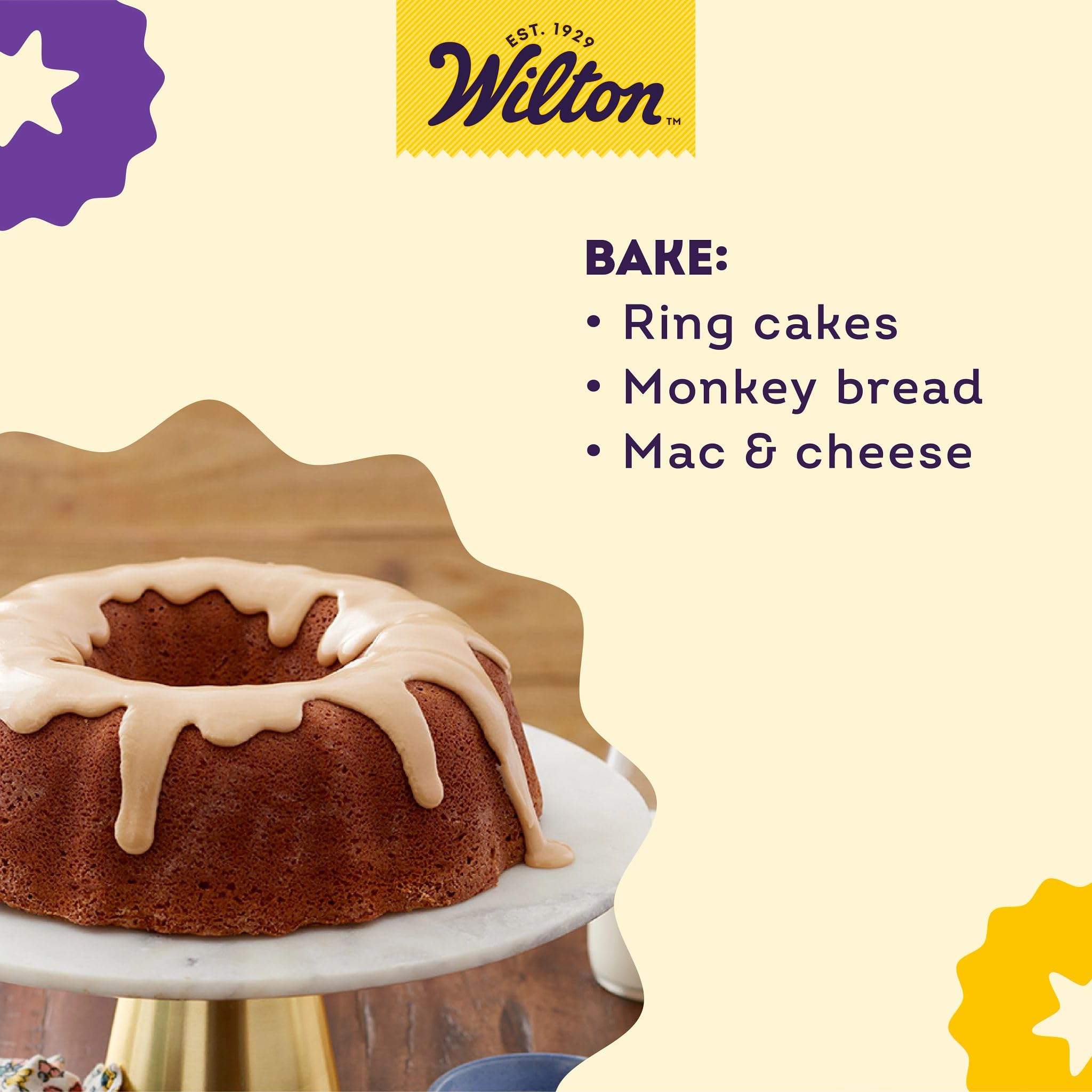 Wilton Perfect Results Premium Non-Stick 9-Inch Fluted Tube Pan