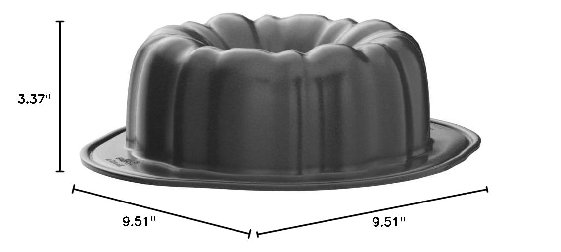 Wilton Perfect Results Premium Non-Stick 9-Inch Fluted Tube Pan