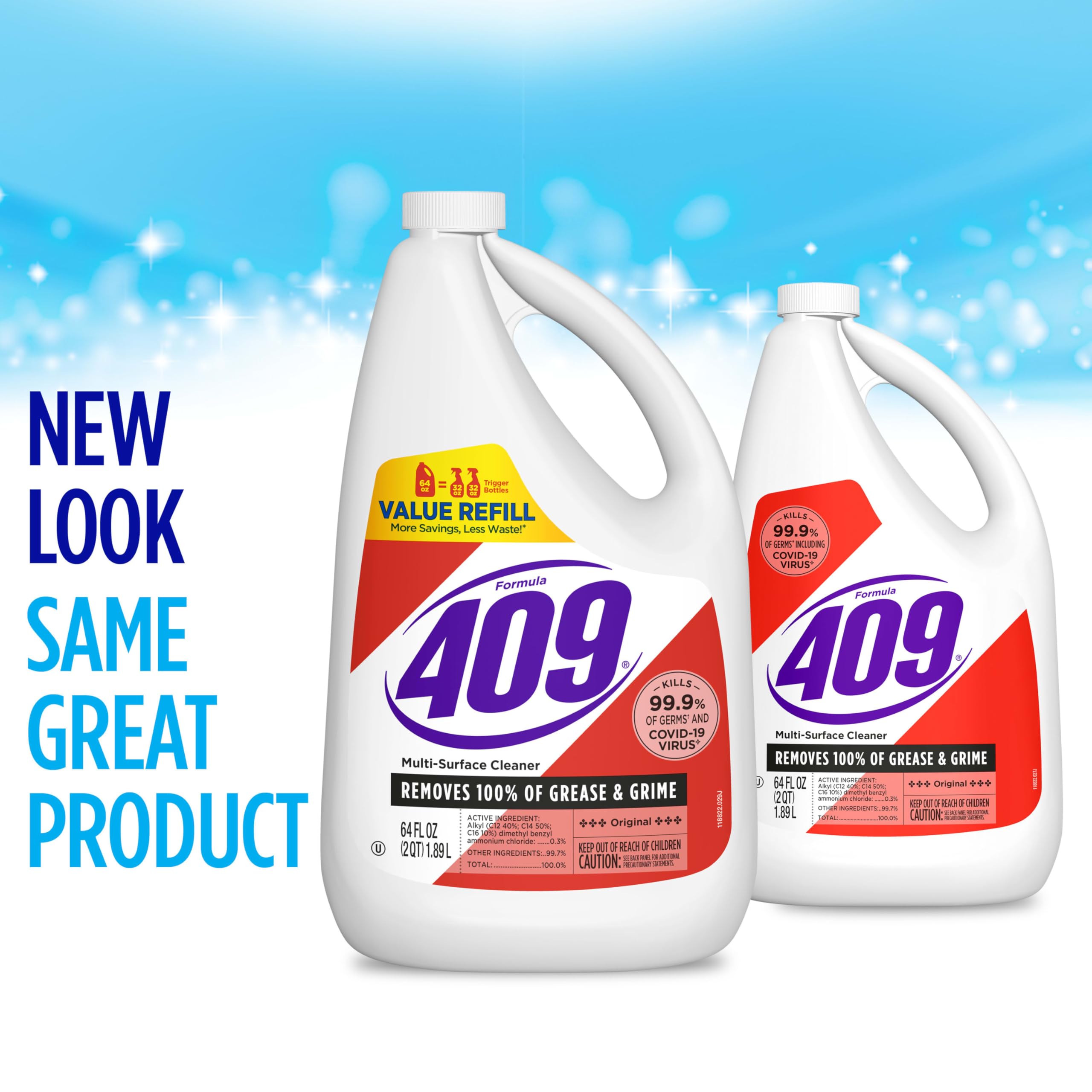 Formula 409 Multi-Surface Cleaner, Refill Bottle, 64 Ounces (Packaging May Vary)