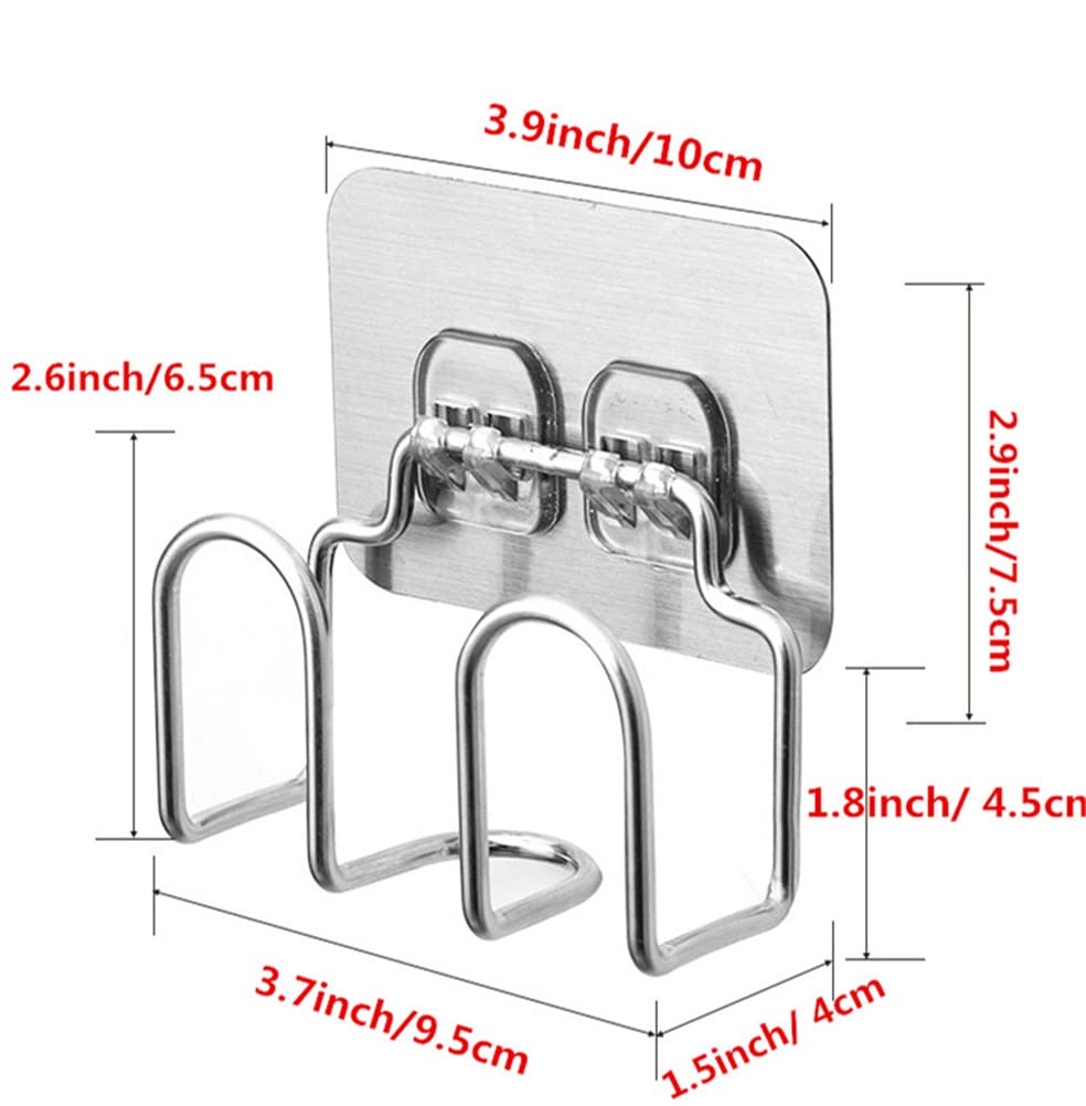 chenyesun 2 PCS of Wall Mount Pot Lid Holder ,Stainless Steel Stainless Steel Pot Pan Lid Cover Cutting Board Holder, Pan Lid Organizer Pot Hangers for Kitchen ,Bathroom, Cabinets