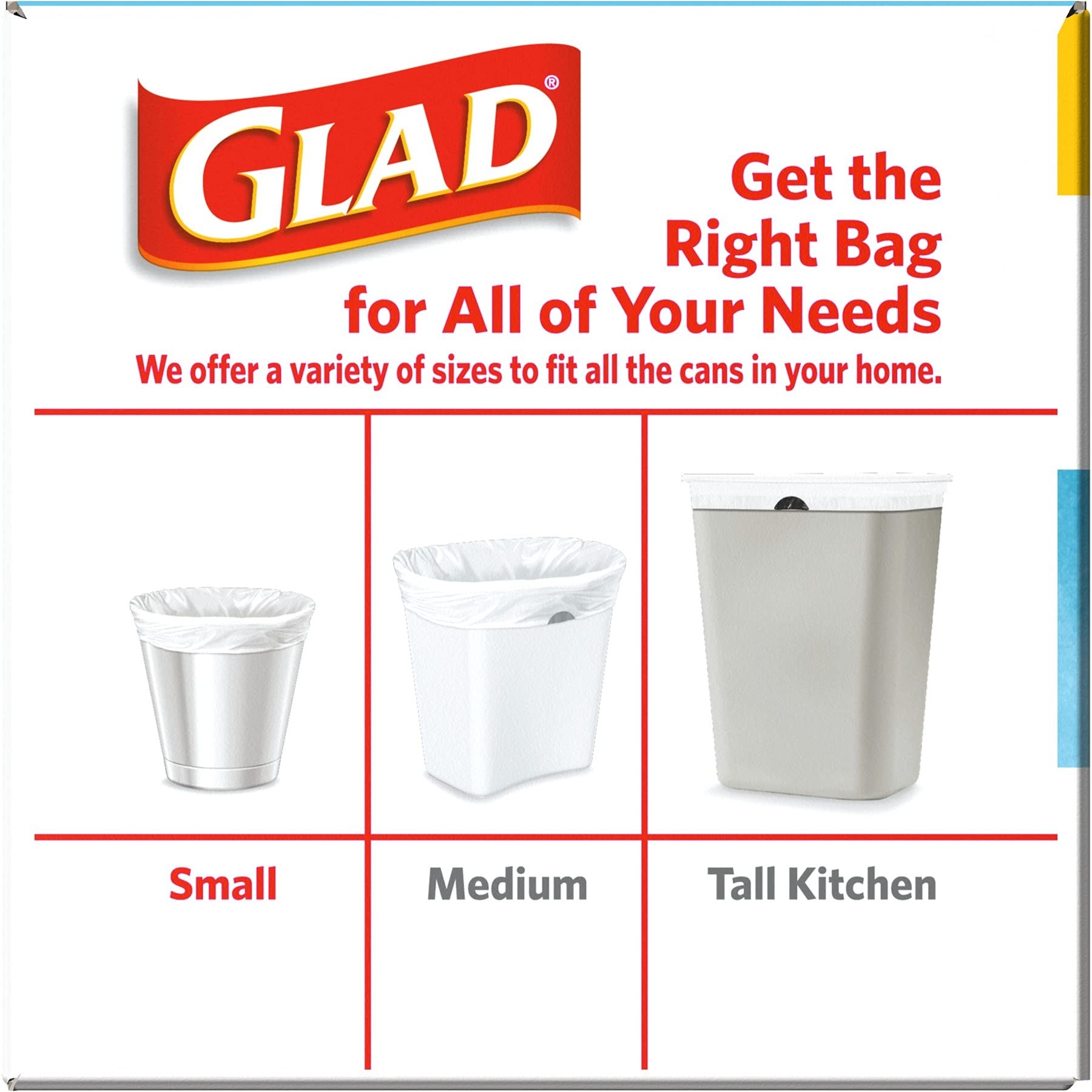 GLAD Small Drawstring Trash Bags, 4 Gallon Green Trash Bags for Small Kitchen or Office Trash Can, Beachside Breeze with Febreze Freshness to Eliminate Odors, 80 Count - Packaging May Vary