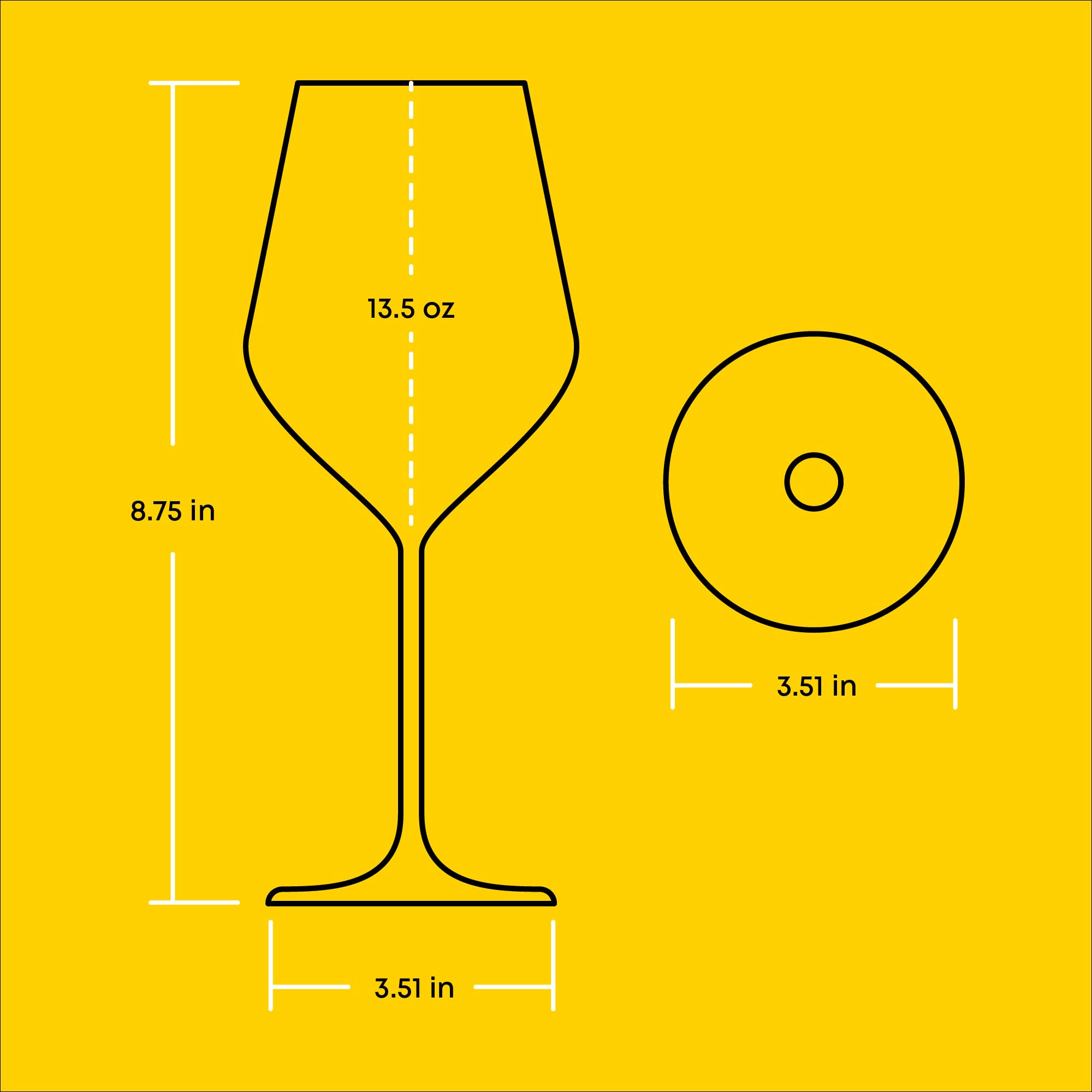 JoyJolt Layla White Wine Glasses, Set of 4 Italian Wine Glasses, 13.5 oz Clear Wine Glasses β Made in Europe