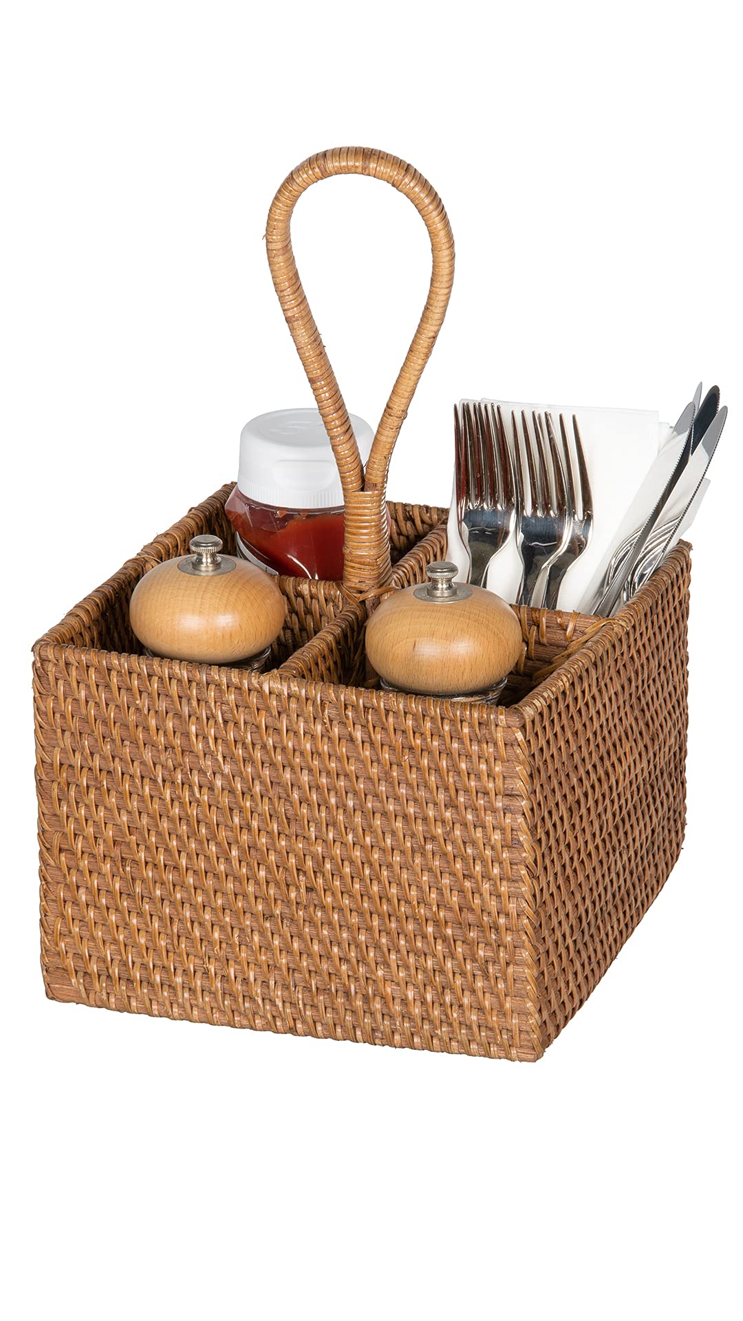 KOUBOO Laguna Bottle Caddy, Honey Brown