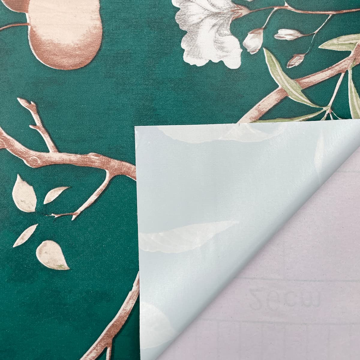 Yifasy Shelf Liner Green Striped Butterfly Self-Adhesive Drawer Cabinet Paper Line Vanity Dresser Sofa Table 118x17.7 Inch