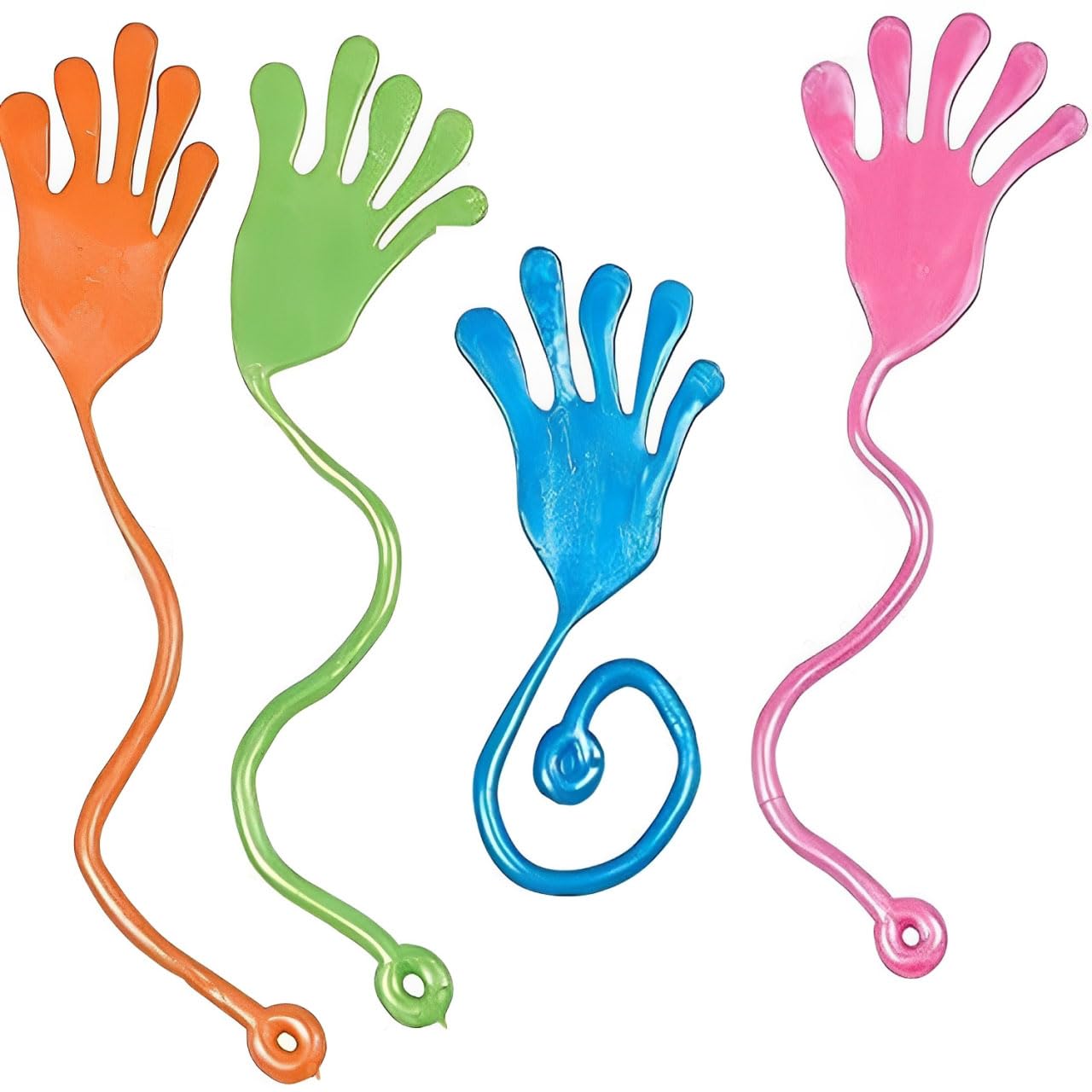 Tuko 20PCS Sticky Hands, Sticky Finger, Kids' Party Favor Sets， Fun Toys, Party Favors, Wacky Fun Stretchy Glitter Sticky Hands, Party Favors, Birthday Parties, Toys for Sensory Kids,20PCS