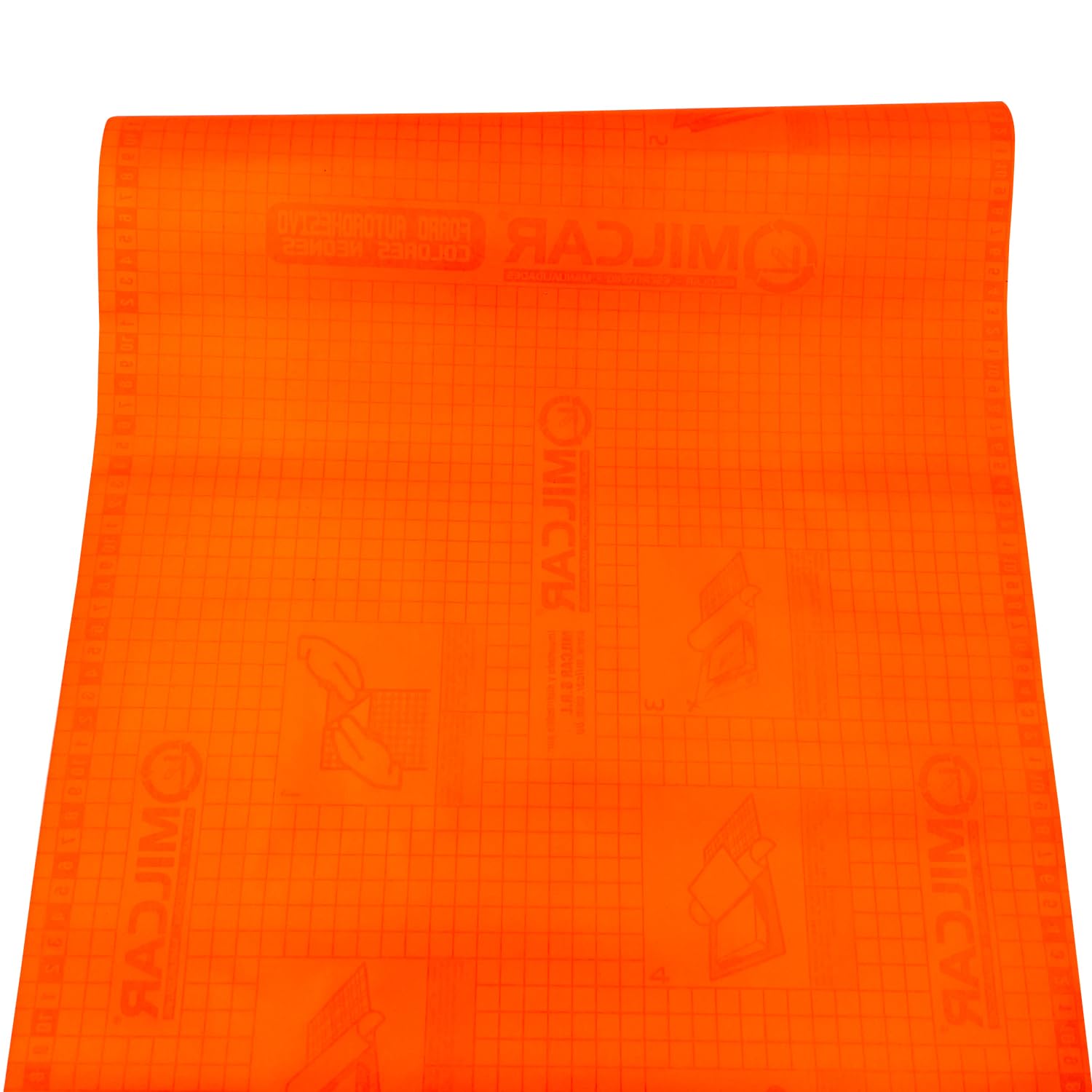 Yifely Solid Color Peel & Stick Shelf Liner Removable Drawer Paper for Covering Home Furniture School Old Lockers, Orange, 17.7 Inch by 9.8 Feet