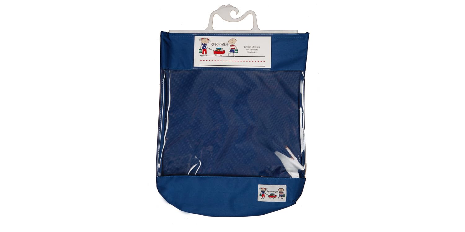 Seat Sack 00080 Read-N-Go Book Bag, 11-1/2" x 14-1/2" Size, Blue