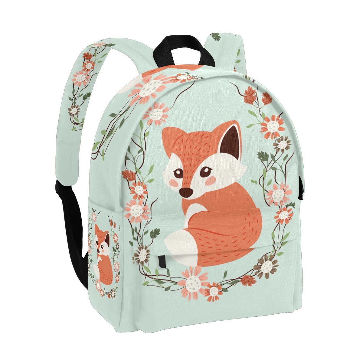 Hengpai Cute Fox School Backpacks Rucksack Animals Student Book Bags Travel Girls