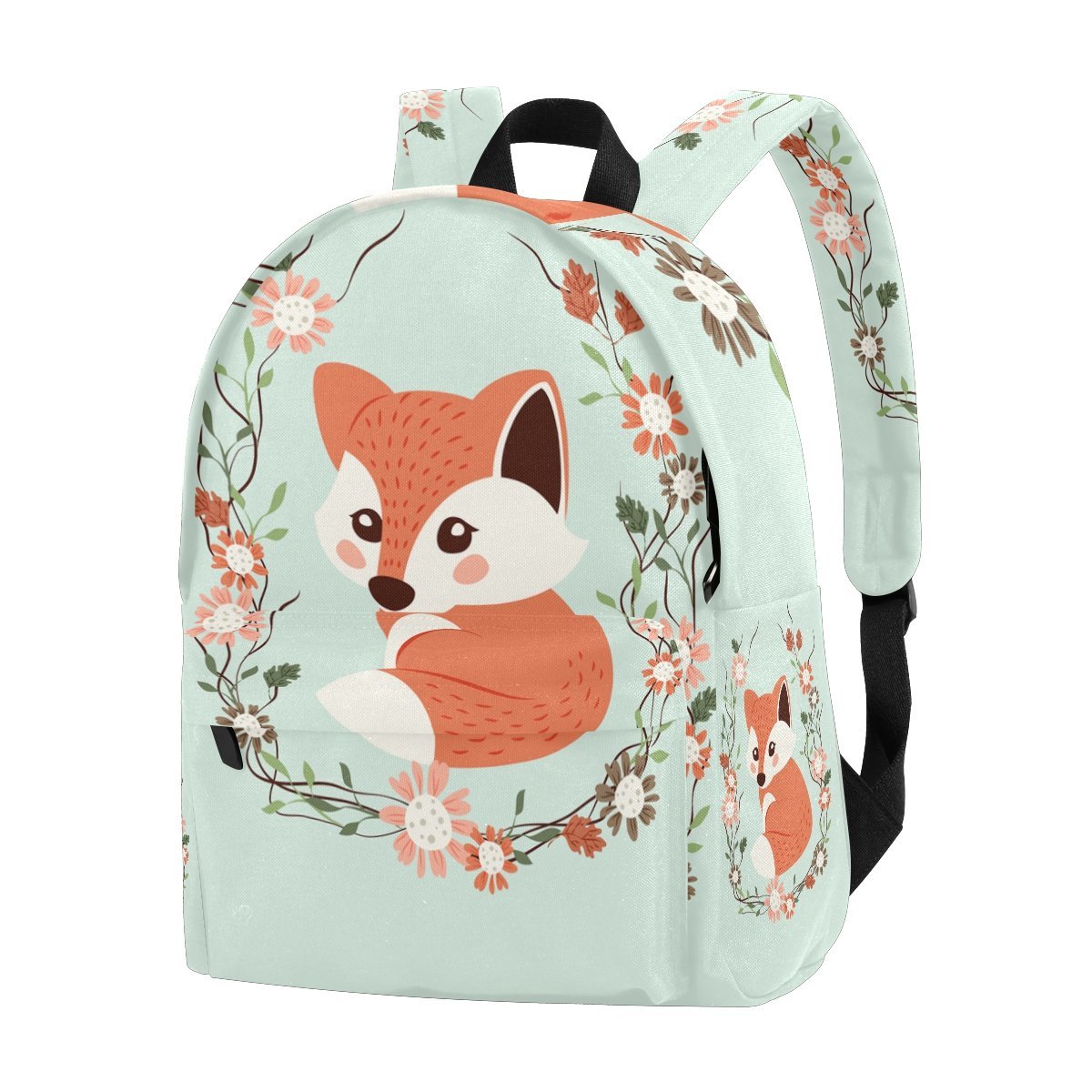 Hengpai Cute Fox School Backpacks Rucksack Animals Student Book Bags Travel Girls