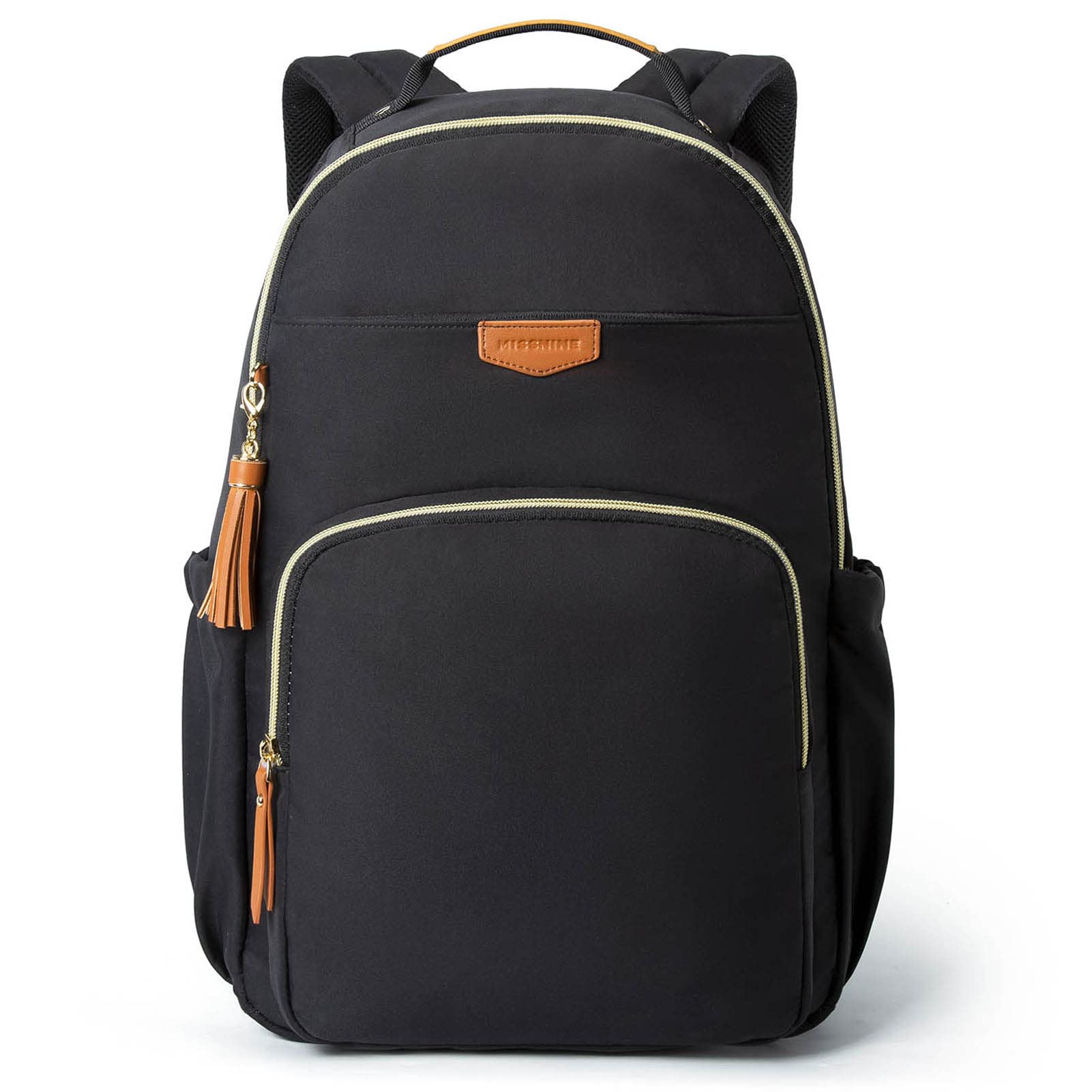 Missnine Laptop Backpack for School Travel Women 15.6 Inch Computer Back Pack with Charging Port Water Repellent Bookbag Lightweight