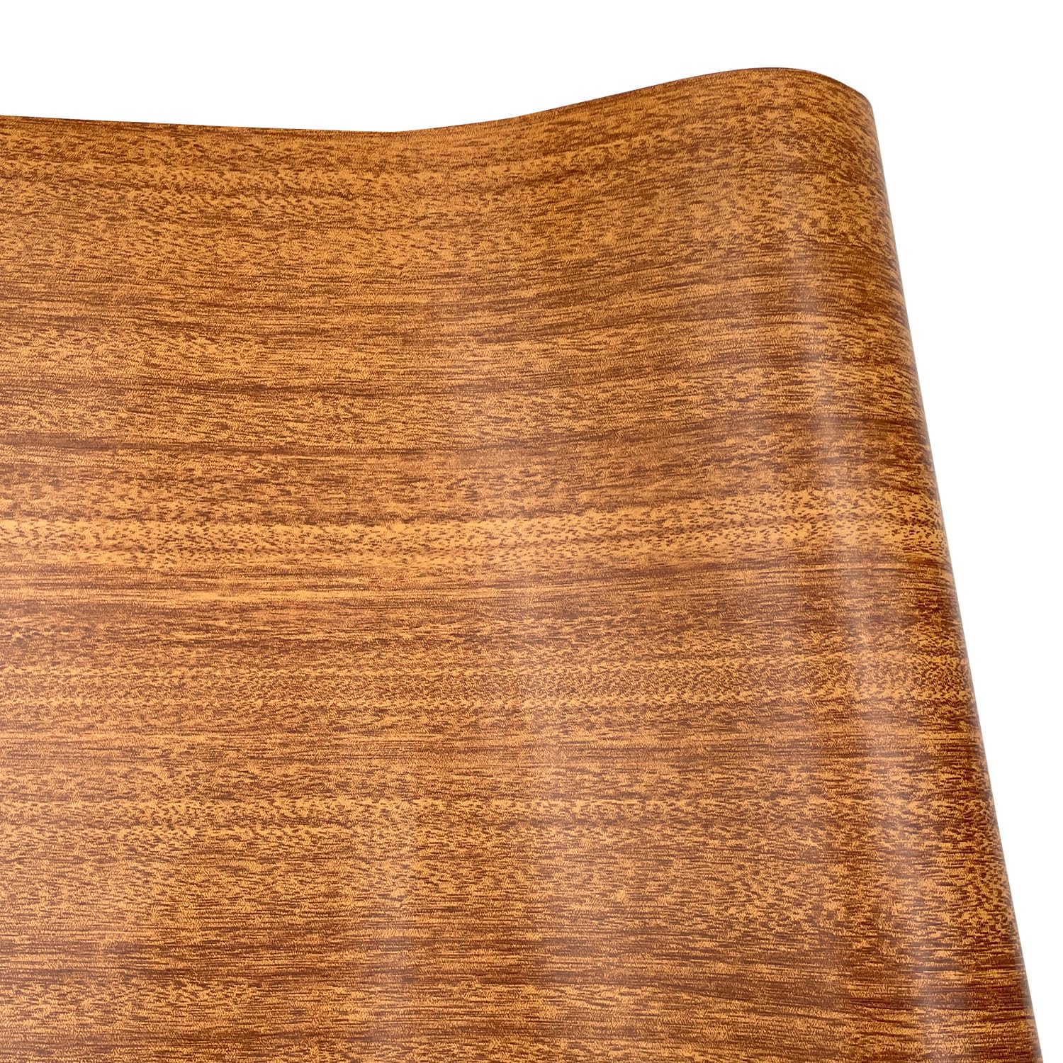Yifely Brown Wood Textured Vinyl Drawer Paper Self-Adhesive Shelf Liner Countertop Sliding Door Sticker 17.7 Inch by 9.8 Feet