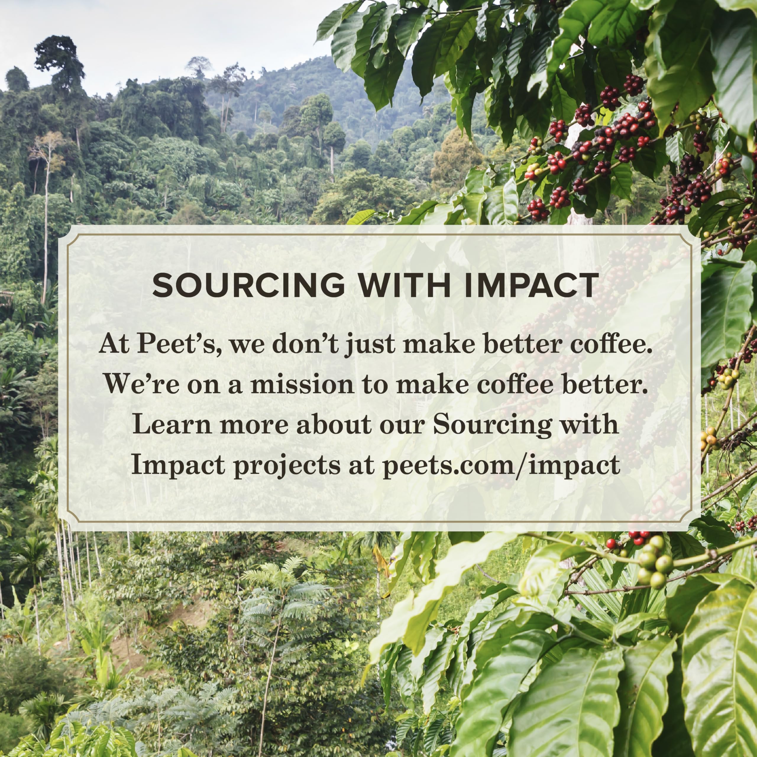 Peet's Coffee, Medium Roast K-Cup Pods for Keurig Brewers - Café Domingo 54 Count (1 Box of 54 Pods) Packaging May Vary